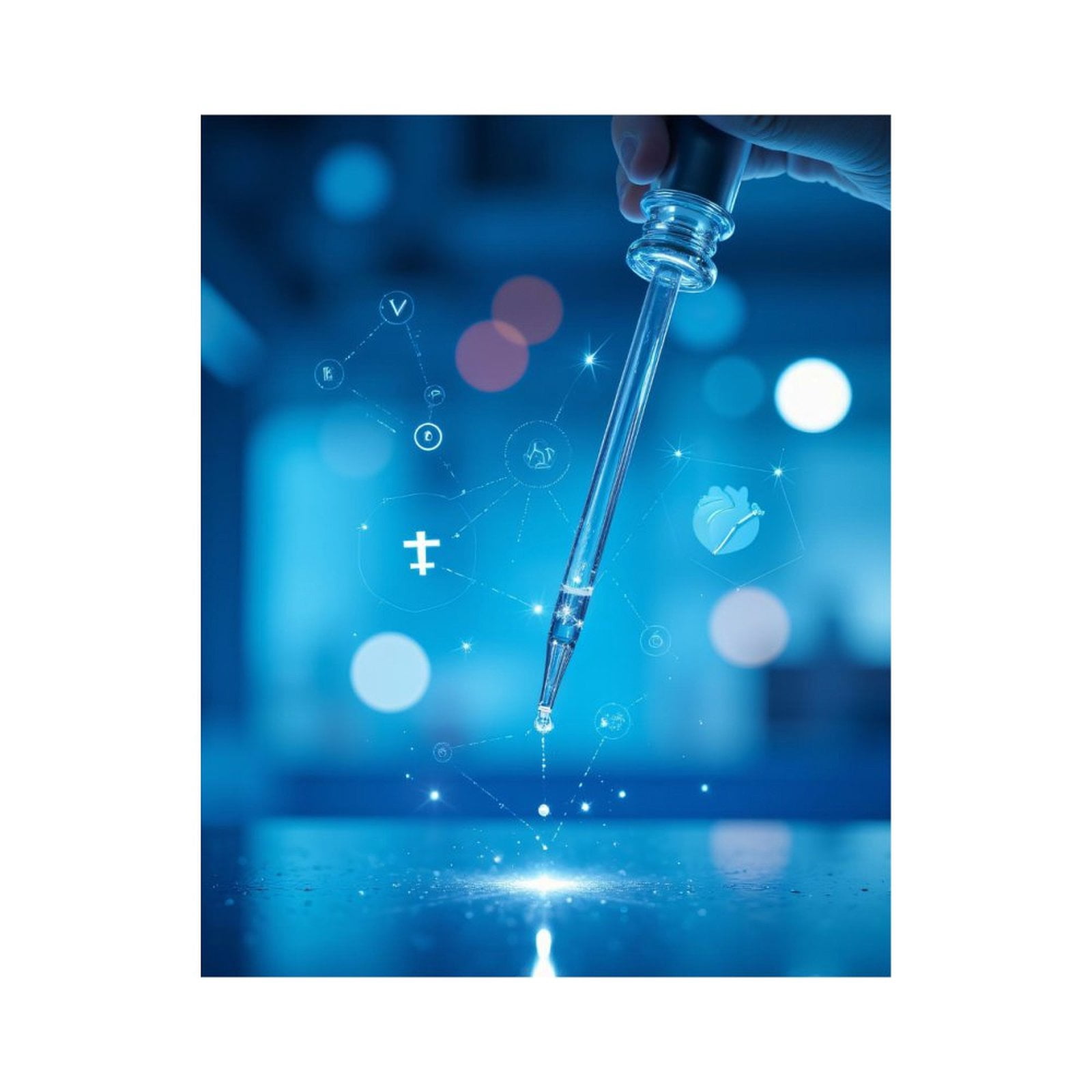 Paint by Numbers Kit for Adults, Lab Pipette Science Technology ...
