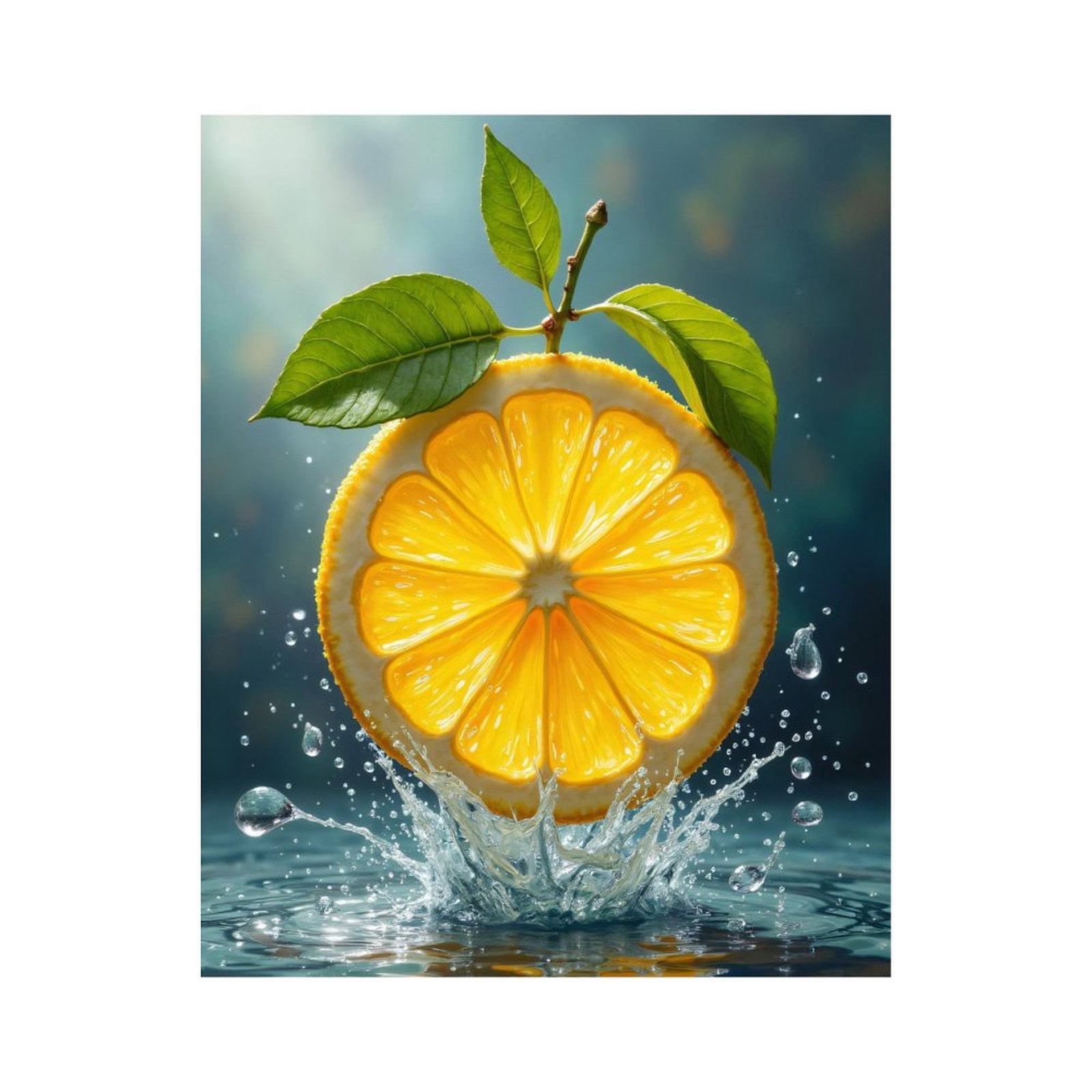 Paint by Numbers Kit for Adults, Lemon Splash Nature Art Paint by ...