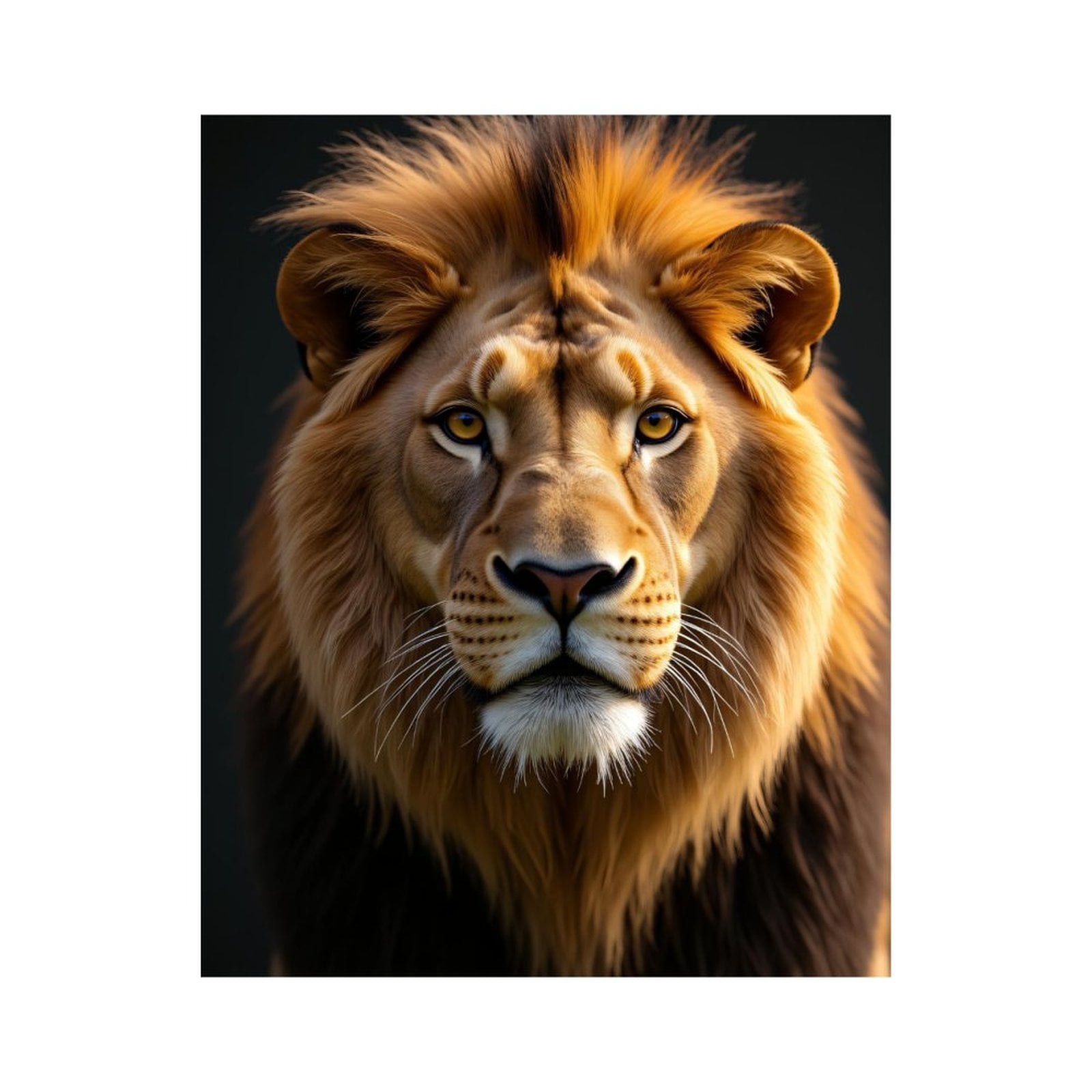 Paint by Numbers Kit for Adults, Lion Majestic Mane Portrait Paint by ...