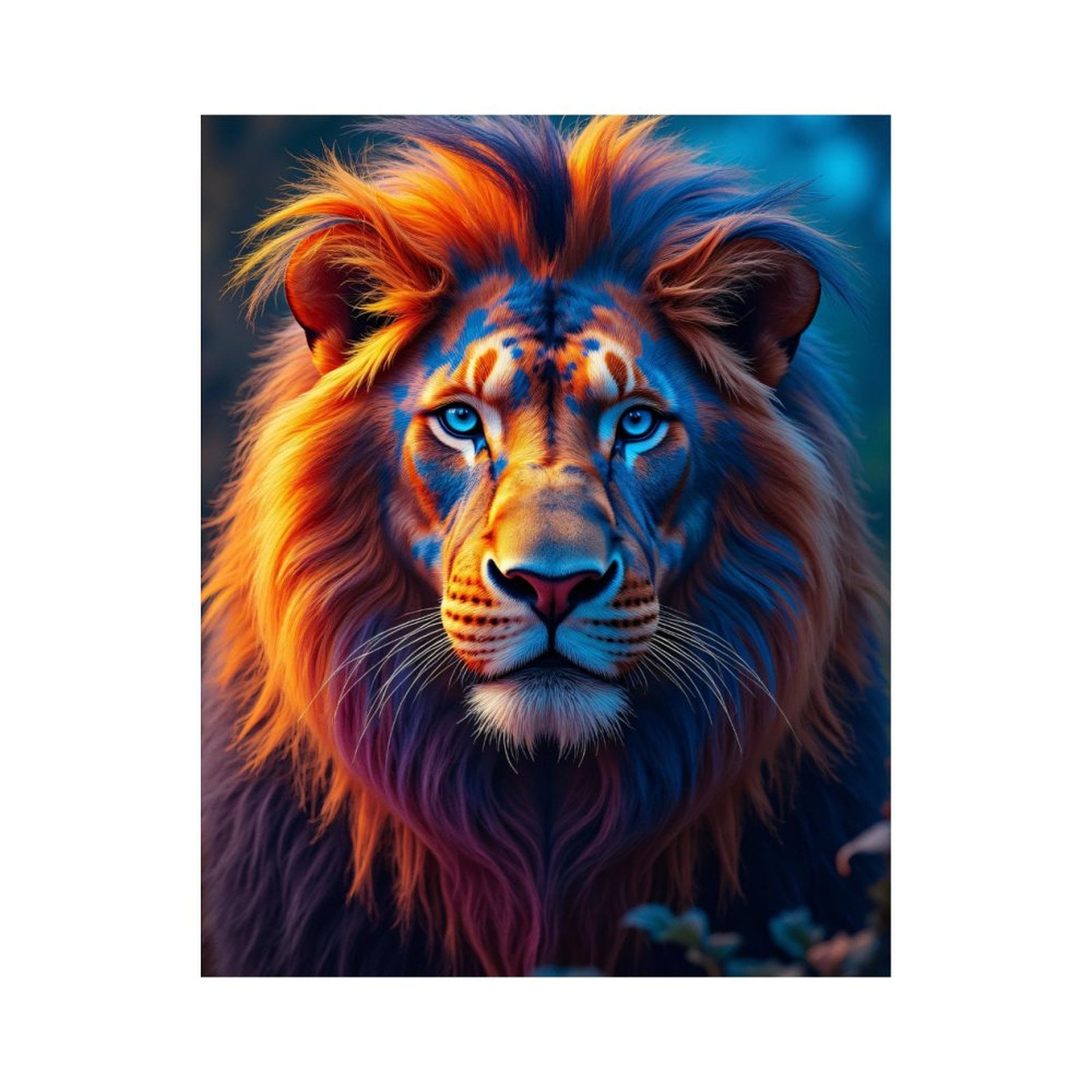 Paint by Numbers Kit for Adults, Lion Vibrant Colors Radiant Mane Paint ...