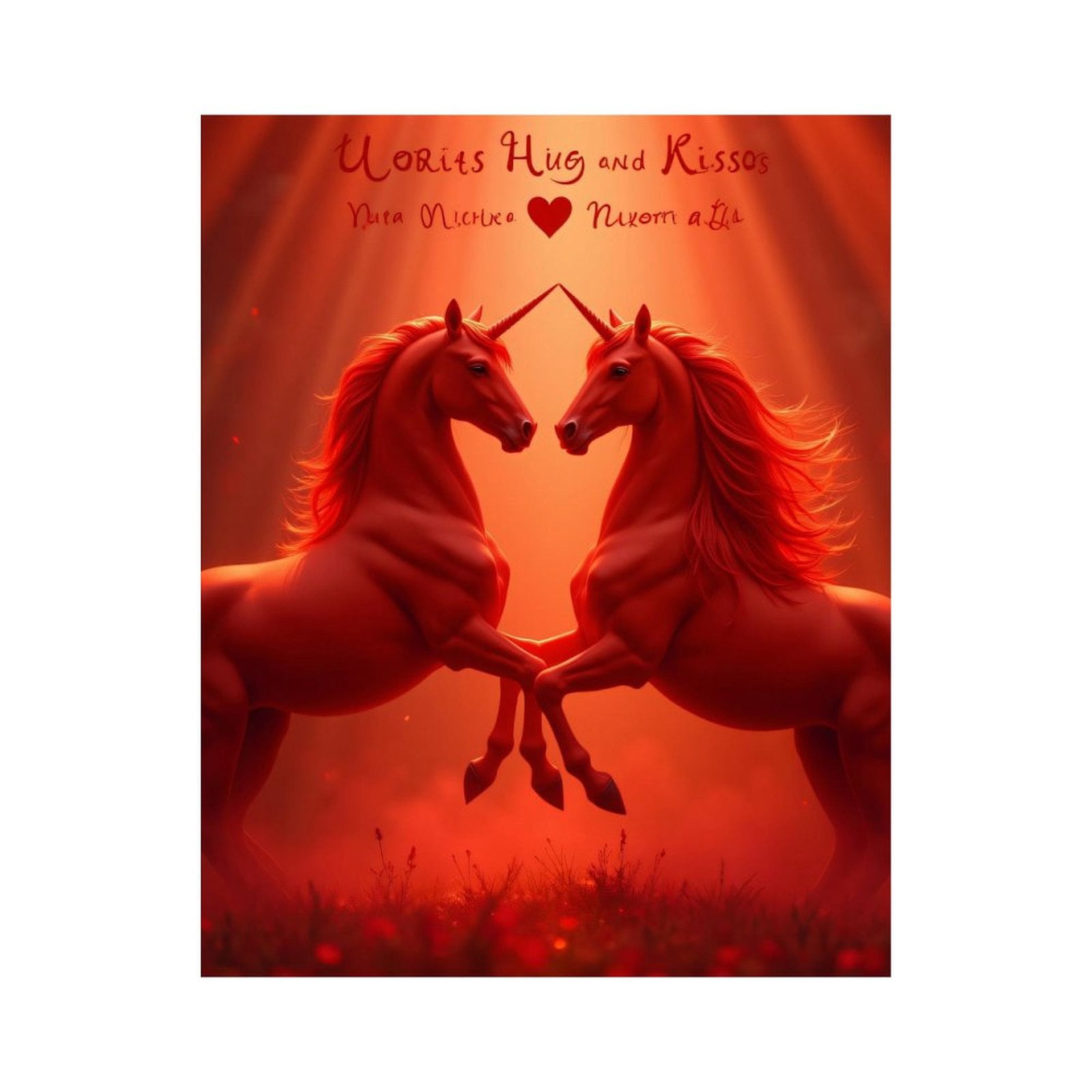 Paint by Numbers Kit for Adults, Majestic Creatures Red Background ...