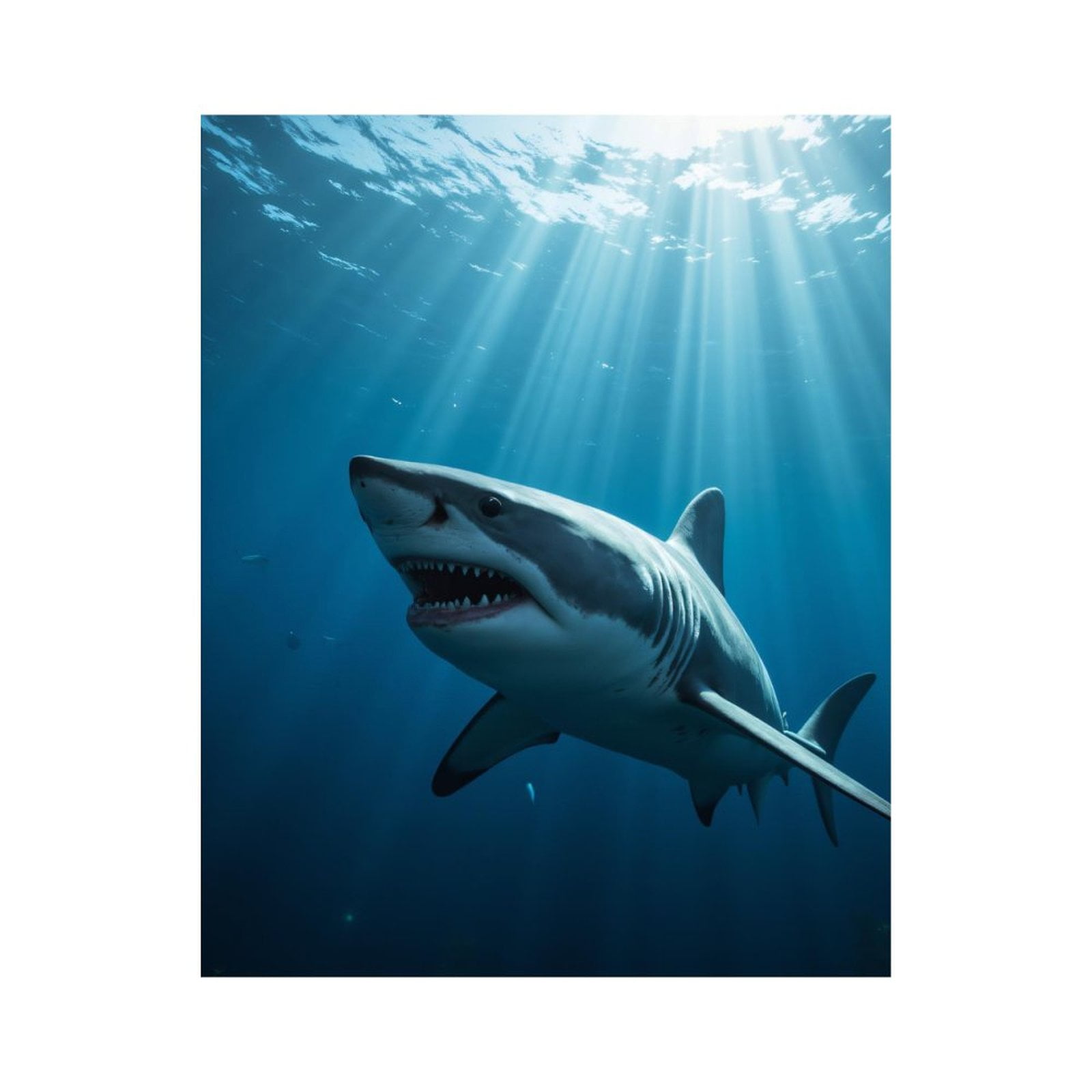 Paint by Numbers Kit for Adults, Ocean Predator Sunlit Depths Paint by ...