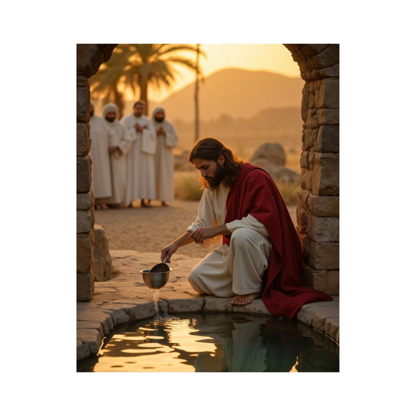 Paint by Numbers Kit for Adults, Pathway To Wisdom Reflection Pool ...