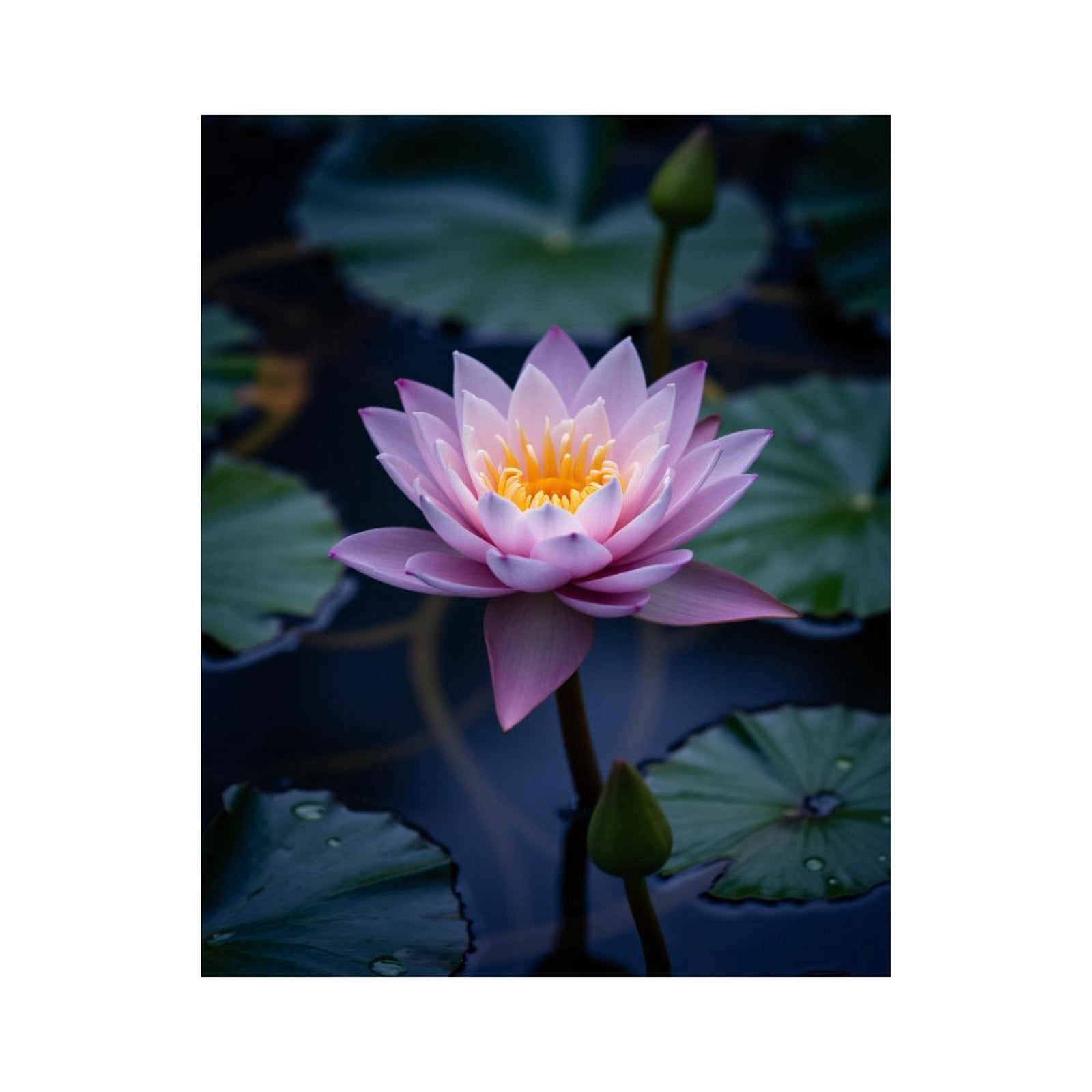 Paint by Numbers Kit for Adults, Pink Lotus Blossom Floating Elegance ...
