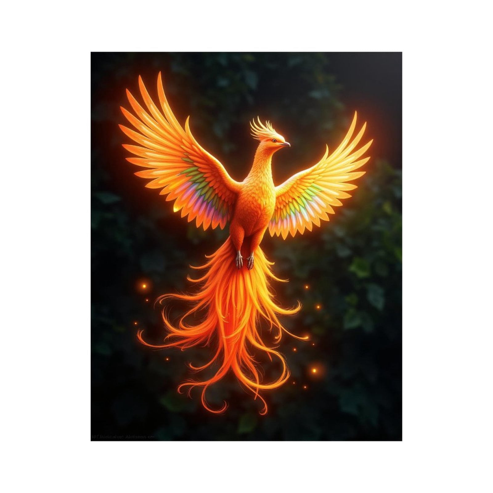 Paint by Numbers Kit for Adults, Radiant Phoenix Soaring Majesty Paint ...