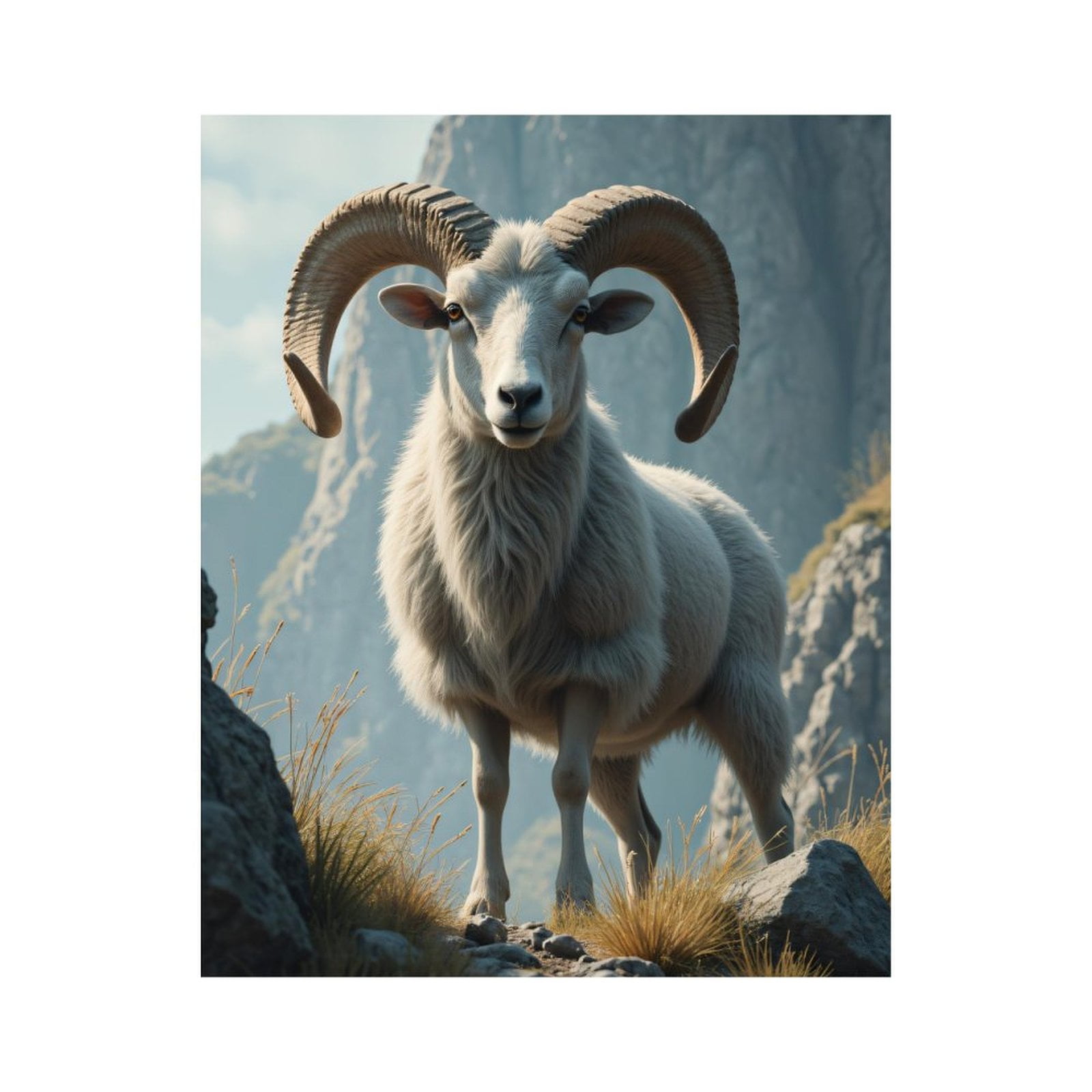 Paint by Numbers Kit for Adults, Rocky Mountain Majestic Ram Paint by ...