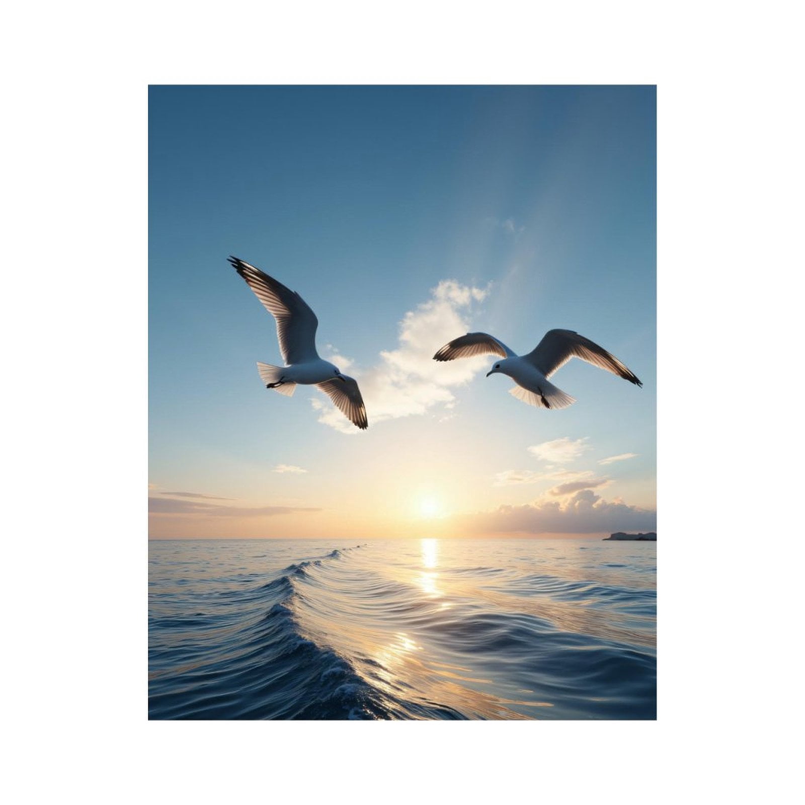 Paint by Numbers Kit for Adults, Seagulls Ocean Sunset Sky Paint by ...