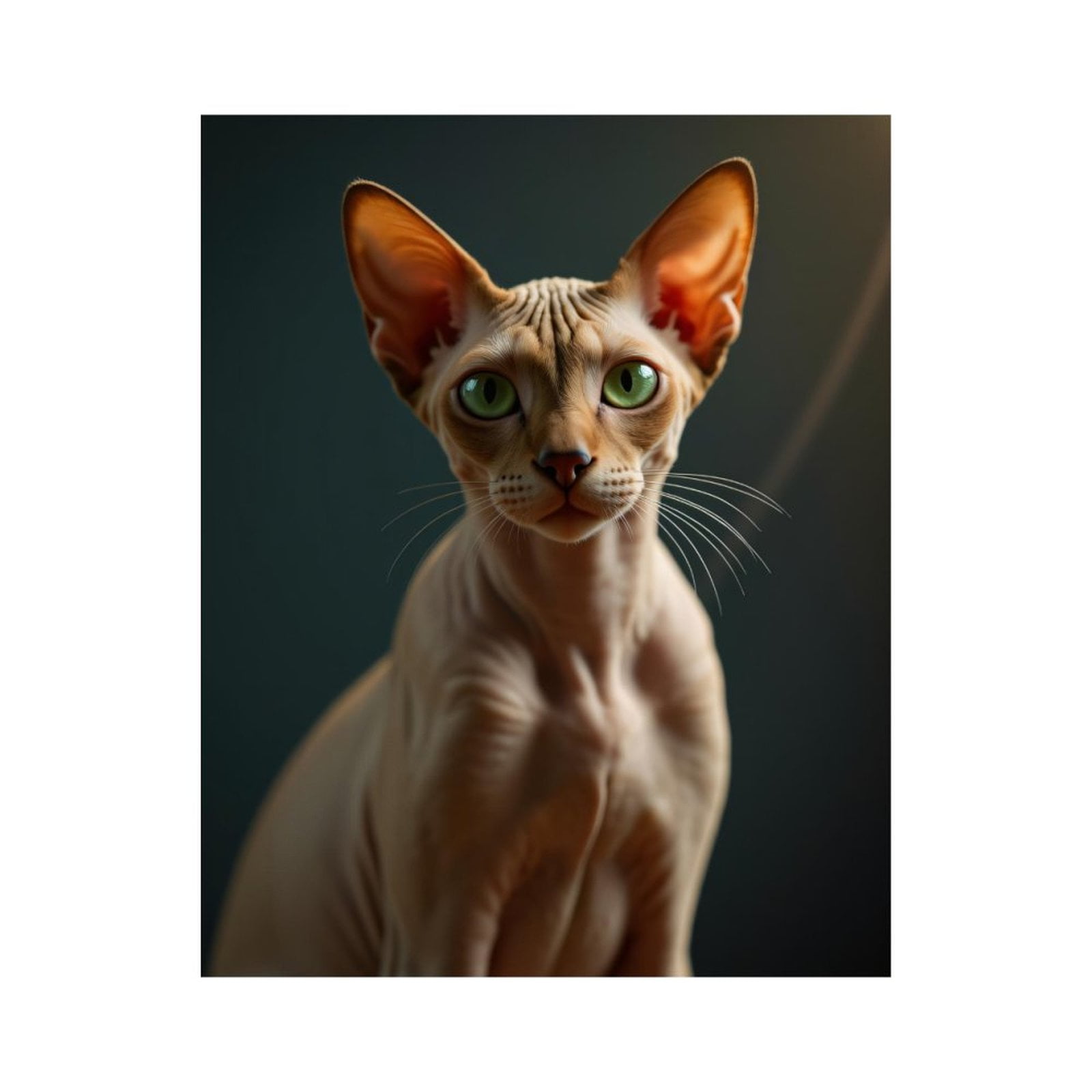 Paint by Numbers Kit for Adults, Sphinx Cat Green Eyes Portrait Paint ...