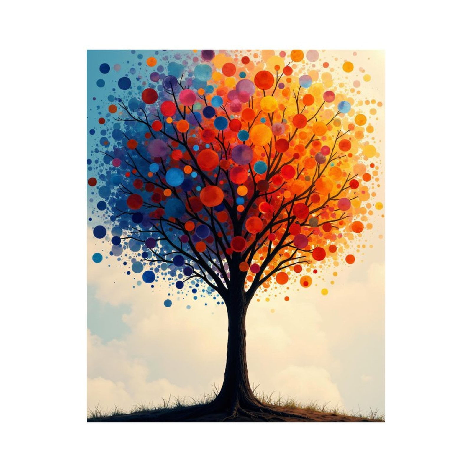 Paint by Numbers Kit for Adults, Tree Of Life Vibrant Colors Paint by ...