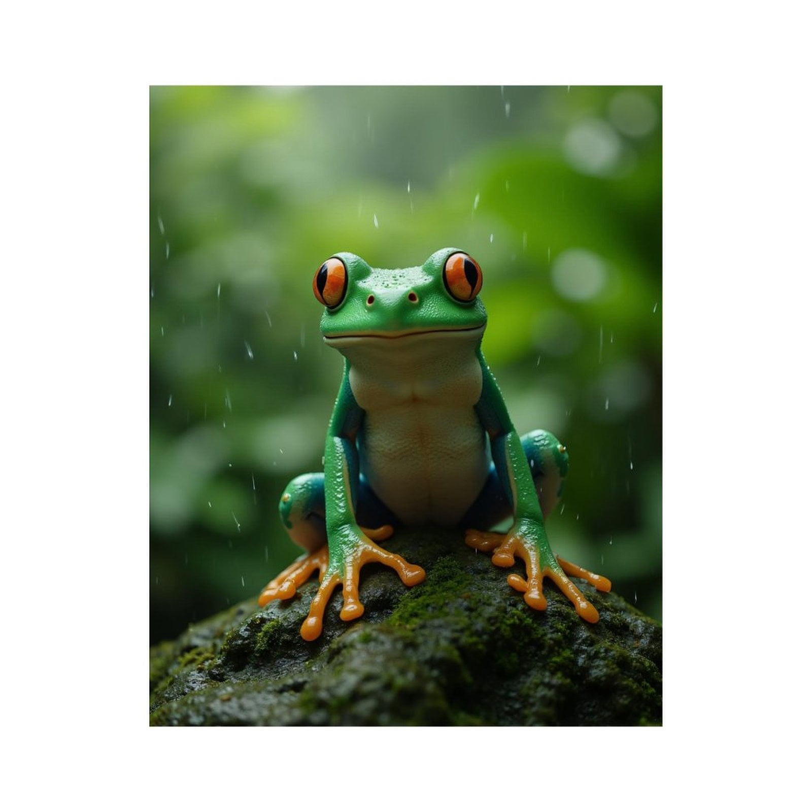 Paint by Numbers Kit for Adults, Tropical Rainforest Frog Nature Paint ...