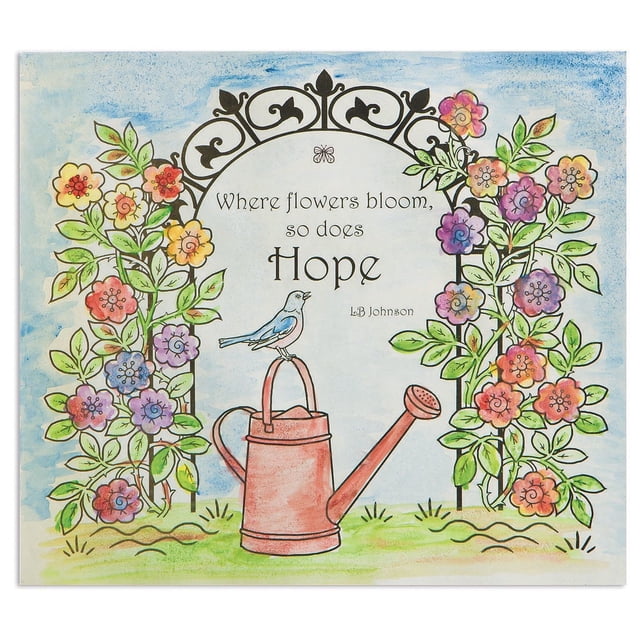 Paint Palette Craft Kit: Hope Garden (Pack of 24) - Walmart Business ...