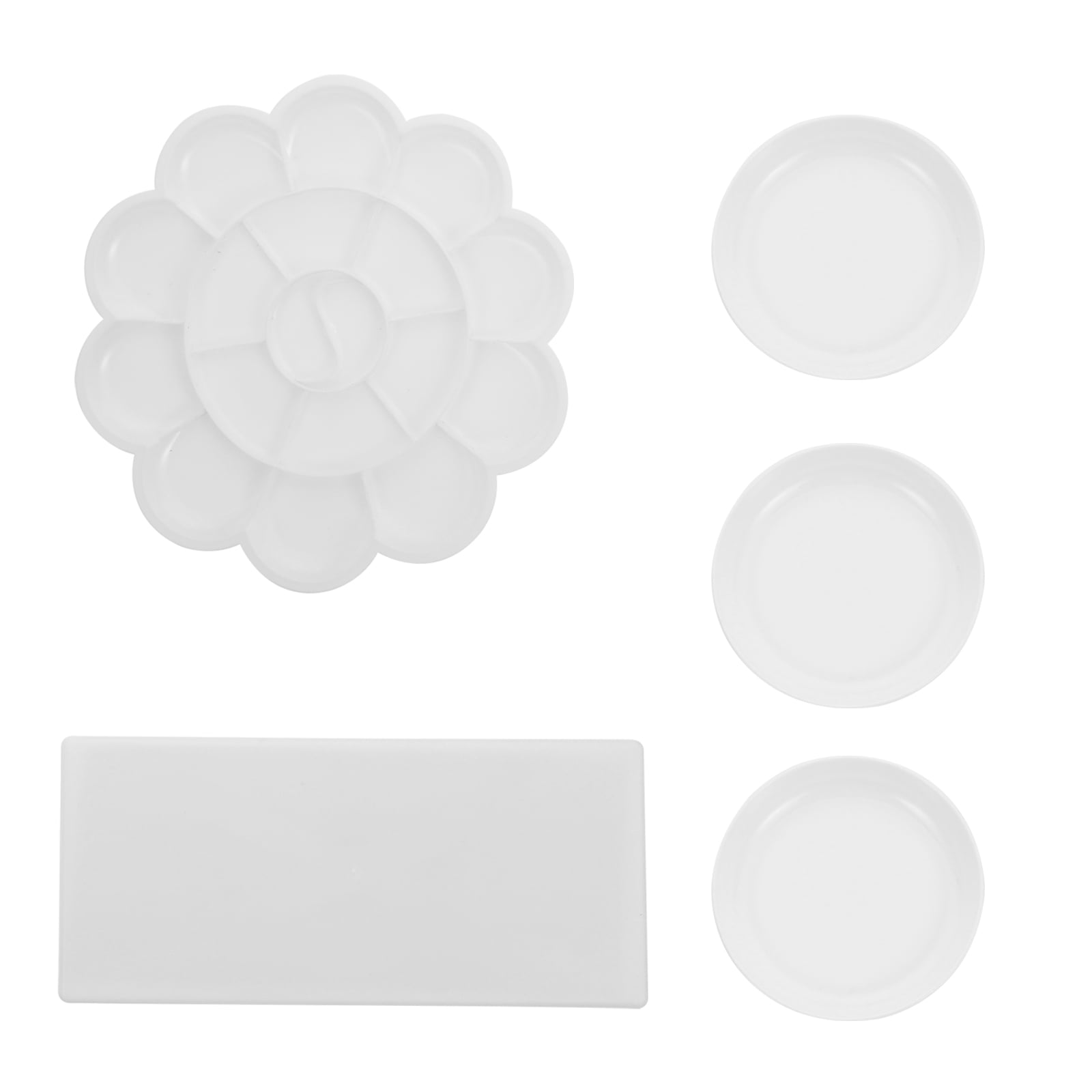 Paint Pans Trays Watercolor Plate Palette Plastic Pallet Creative ...