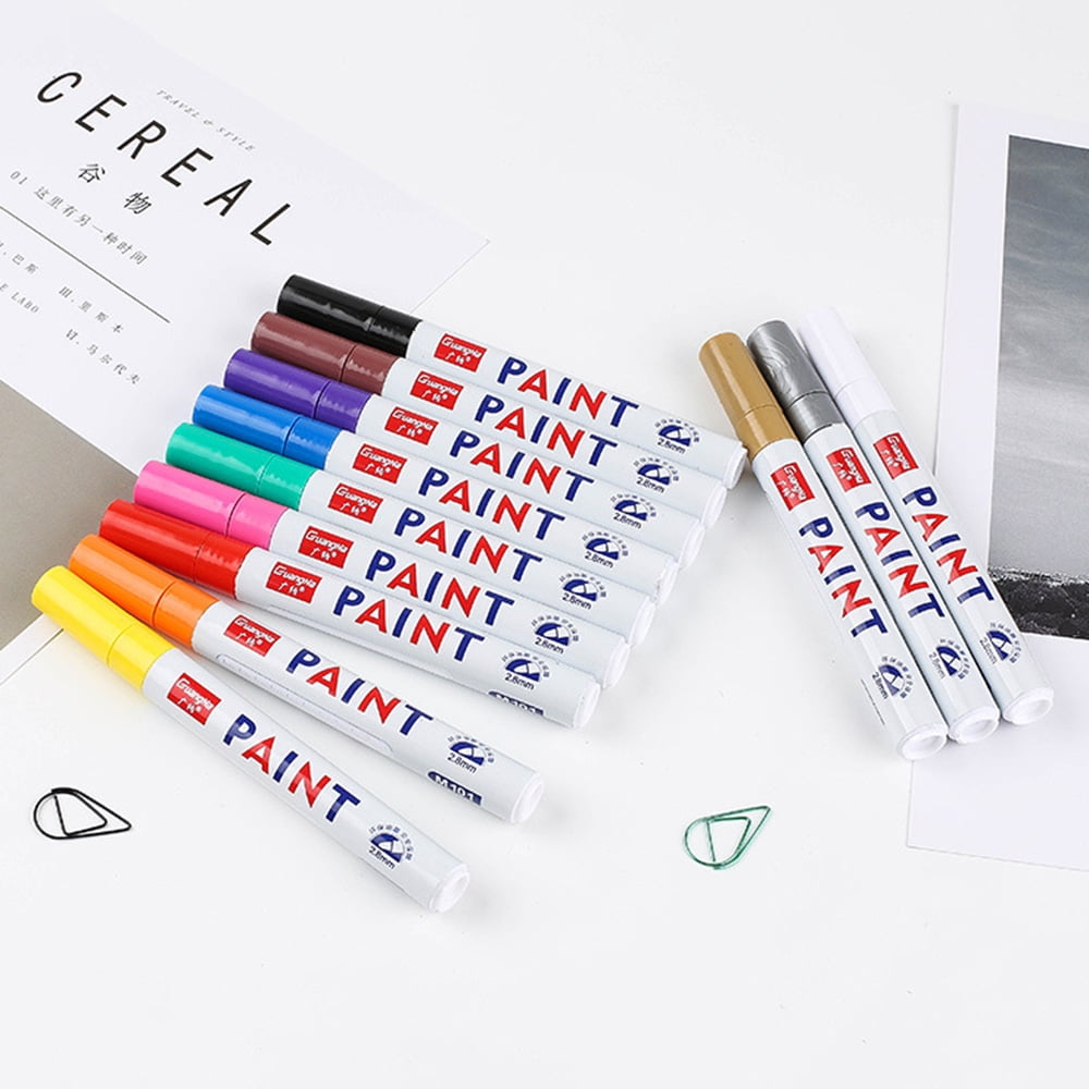 Paint Pens 12 MM Paint Markers Pens Set - Medium Tip Art Permanent ...