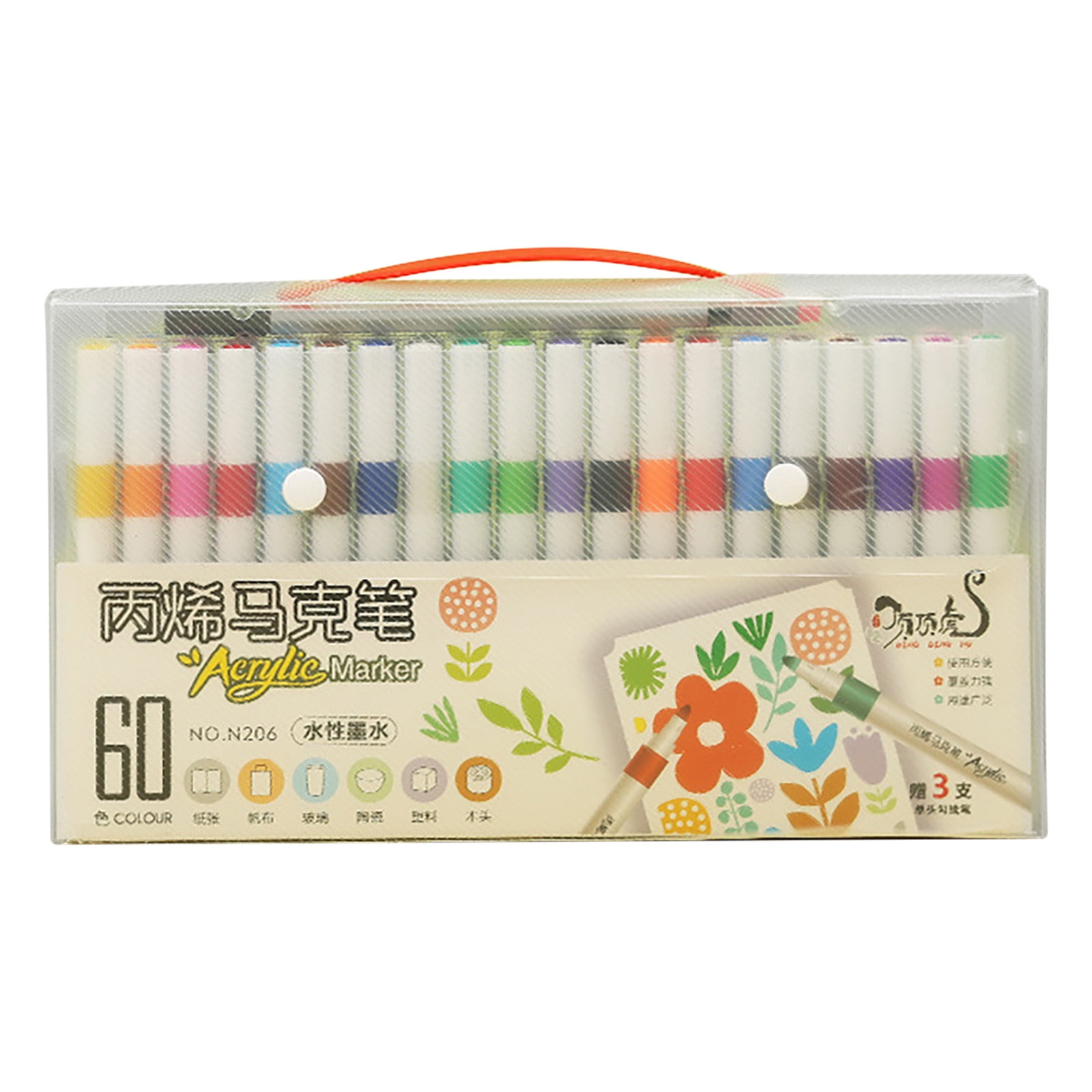Paint Pens,Acrylic Paint Markers Set,Paint Markers Oil-Based Painting ...