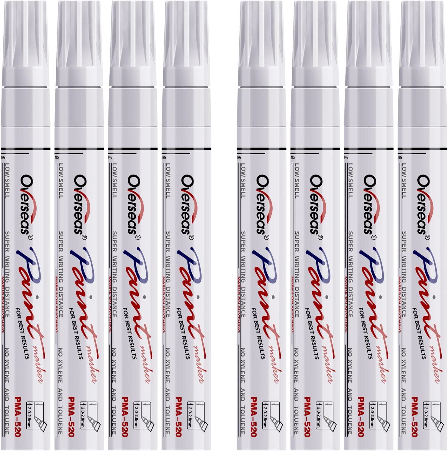 Paint Pens Paint Markers - White Permanent Markers 8 Pack, Oil Based ...