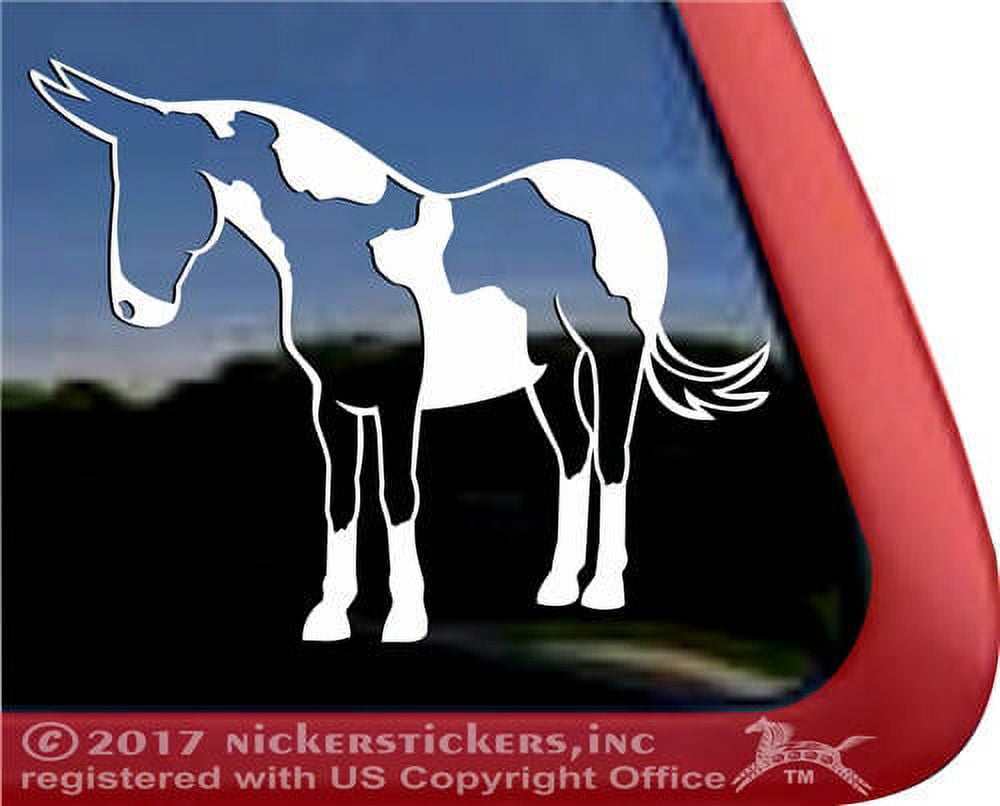 Paint Pinto Mule | High Quality Vinyl Window Decal - Walmart.com