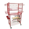Paint Prep Cart with Masking Paper Dispenser - Holds 12" & 24" Masking ...