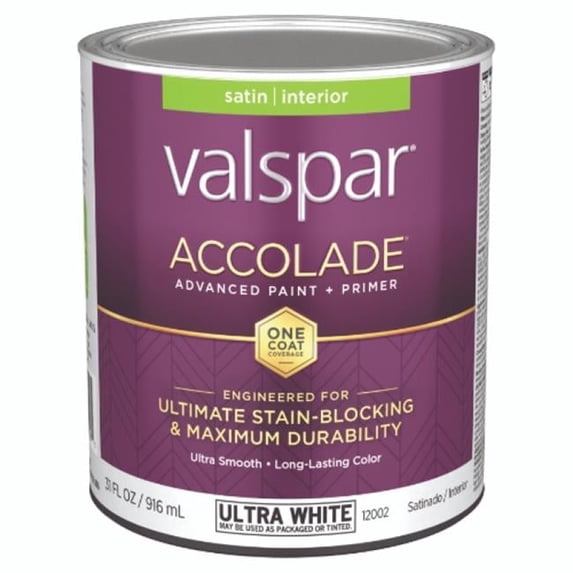 Paint & Primer Interior Satin Paint, Ultra White - Walmart.com