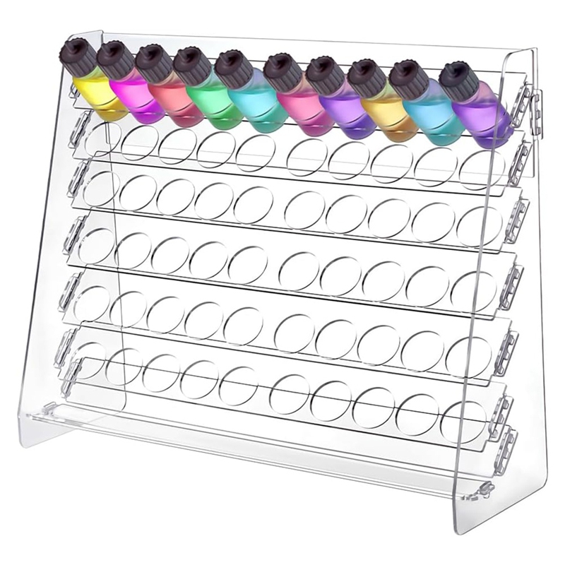Paint Rack Organizer with 6-Tier Stand Display Craft Paint Rack Acrylic ...