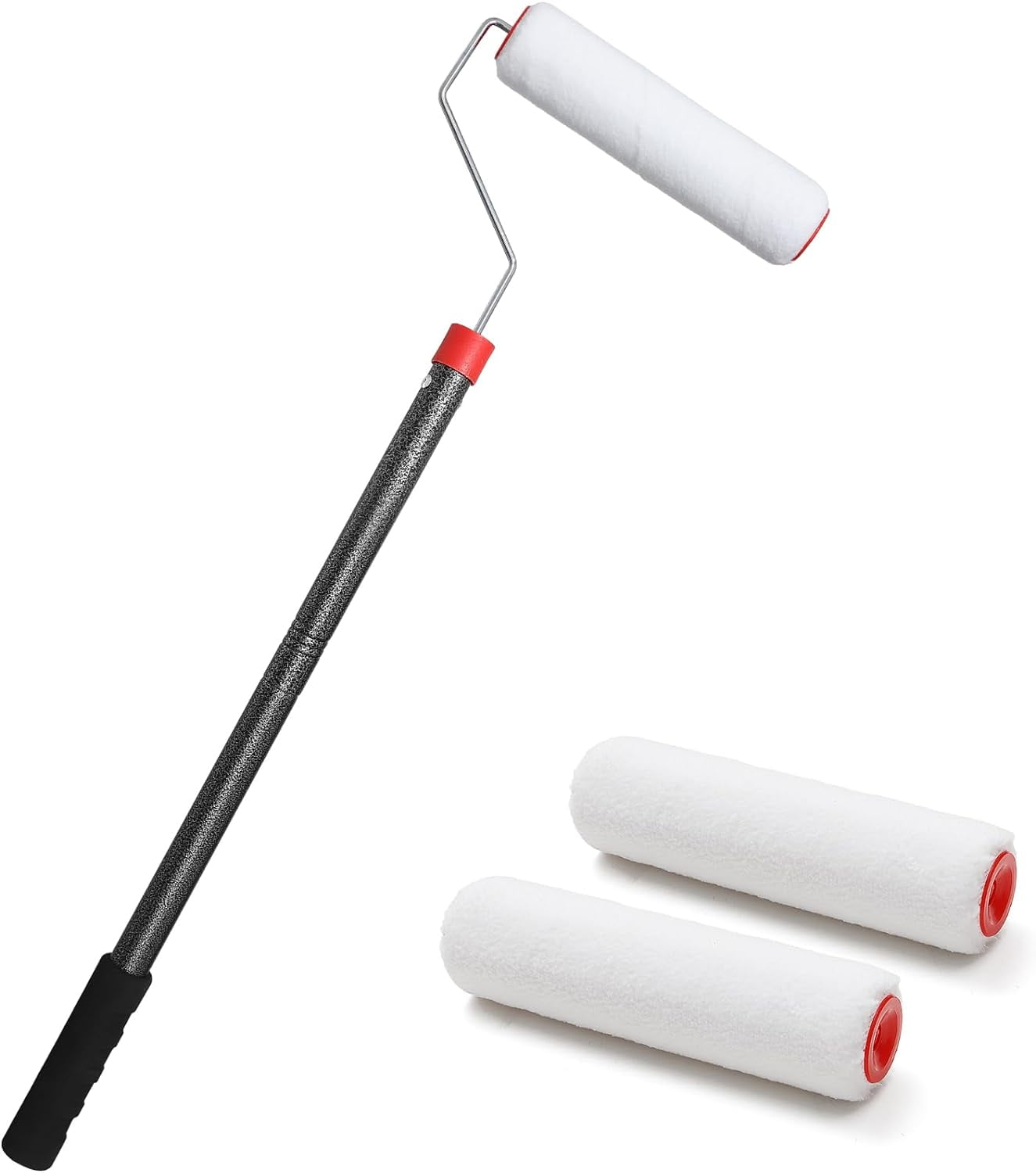 BsBsBest Paint Roller Kit, 8 FT Paint Roller Extension Poles, Stainless ...