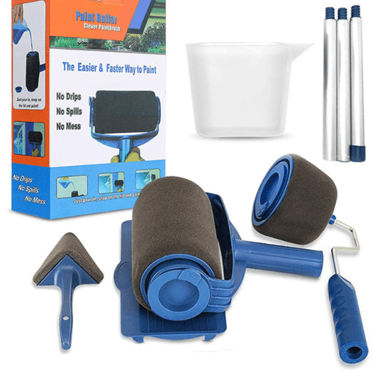 Paint Roller Kit, Paint Runner Pro Brush Set Painting Handle Tool ...