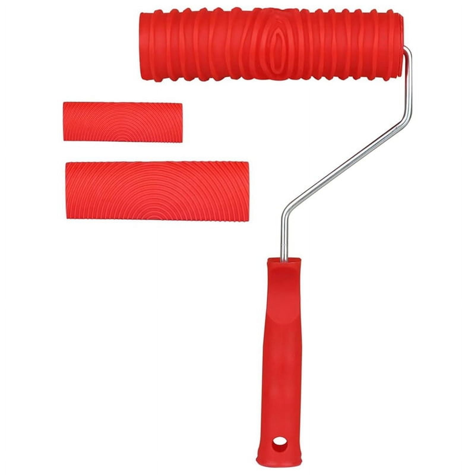 Paint Roller, Pattern Wood Grain Tool Kit, Graining Maker with Handle ...