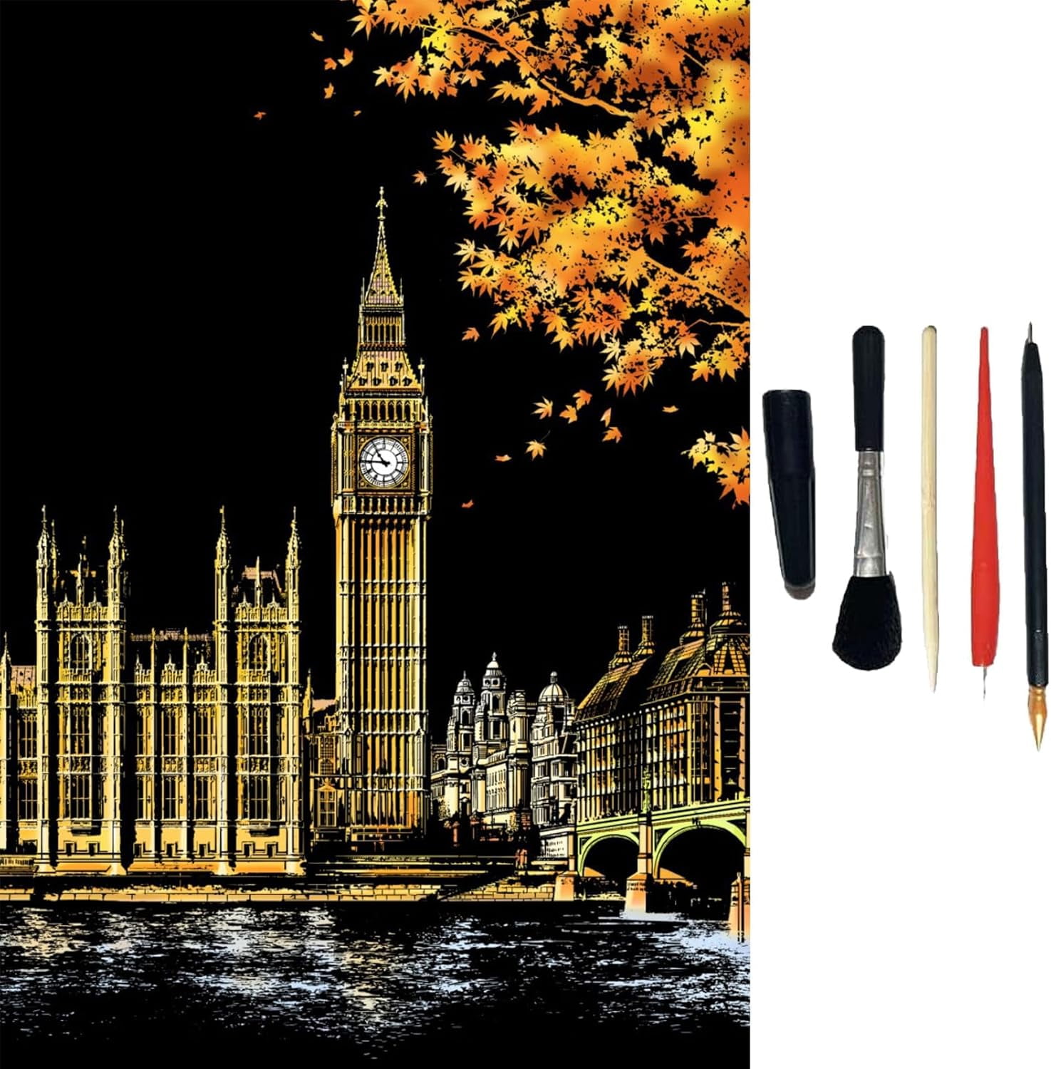 Paint by Scratch Adult,Scratch Painting Kit,Scratch Painting Art ...