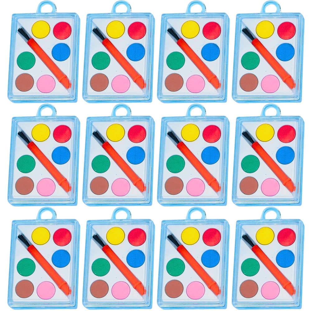Paint Set Value Pack Favors in 6 Vibrant Colors - 6 Packs of 12 ...