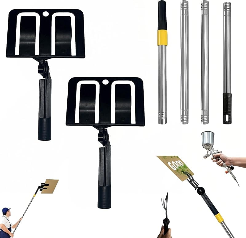 Paint Shield Holder,Adjustable Angle durablle Spray Shield Holder Set ...