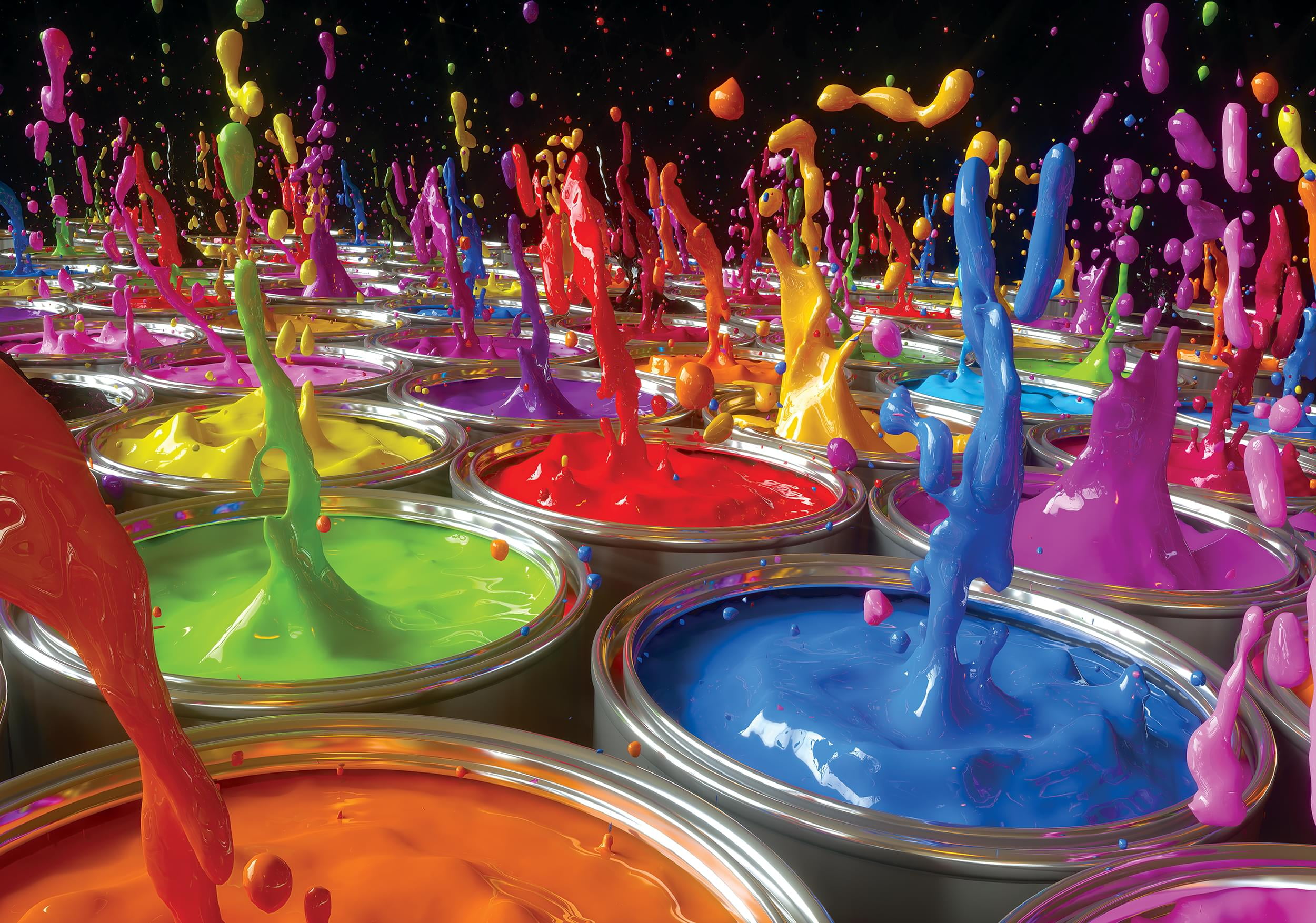 Paint Splash 1000 Piece Jigsaw Puzzle - Walmart.com