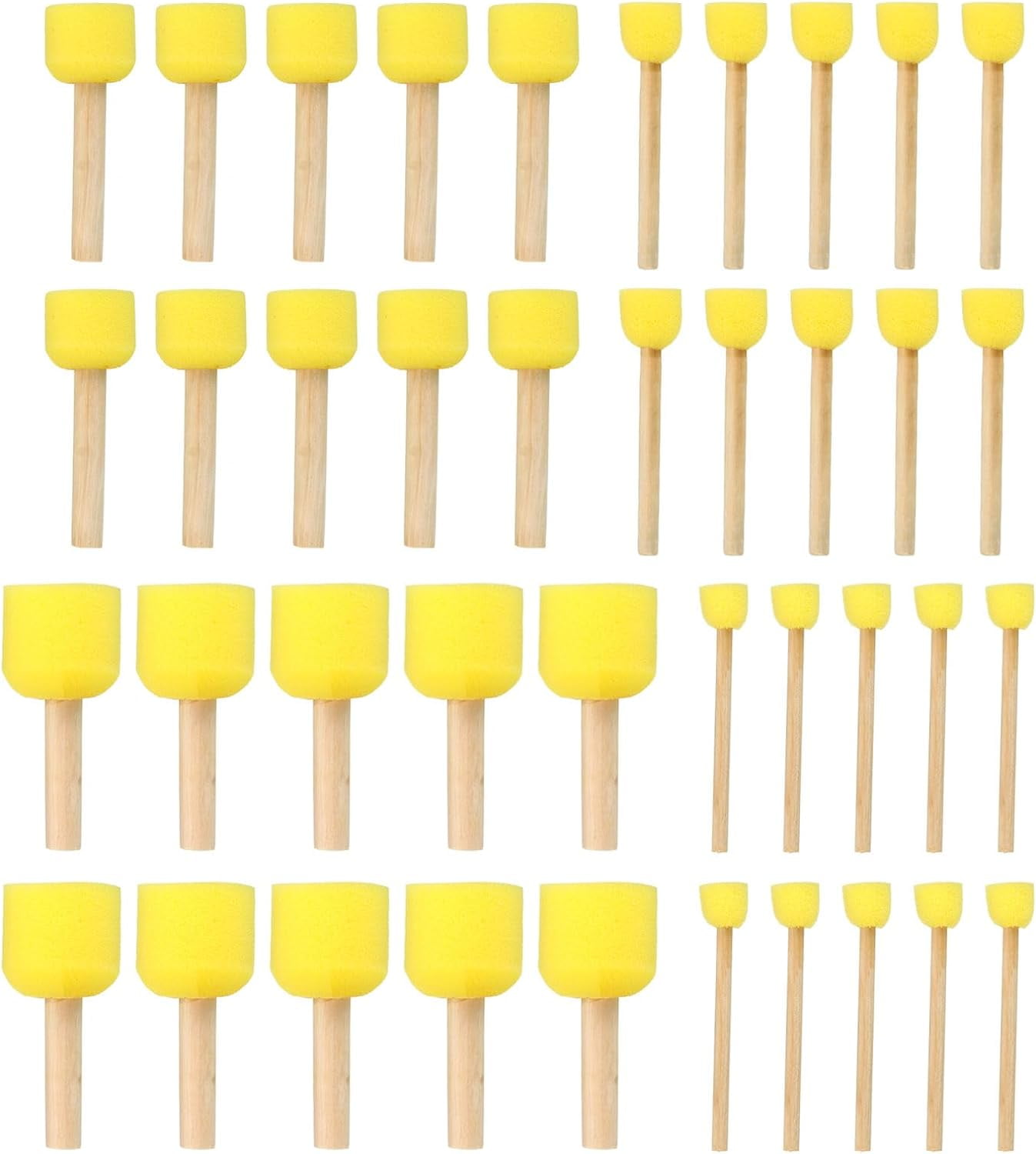 Paint Sponges for Painting, 40 Pack Assorted Size Round Painting Sponge ...