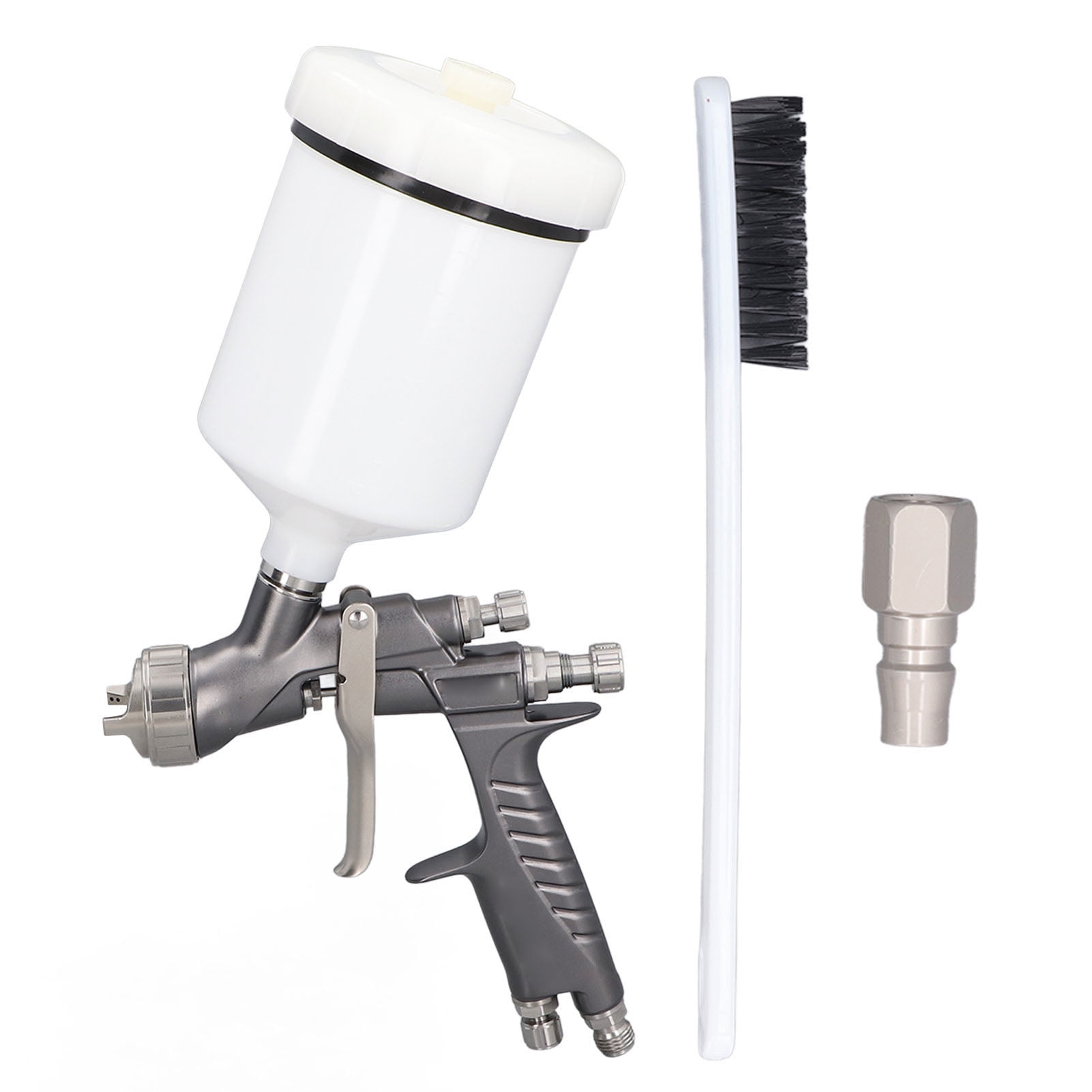 Paint Spray Gun 1.3mm HVLP Uniform Mist Strong Grip Pneumatic Air Paint ...