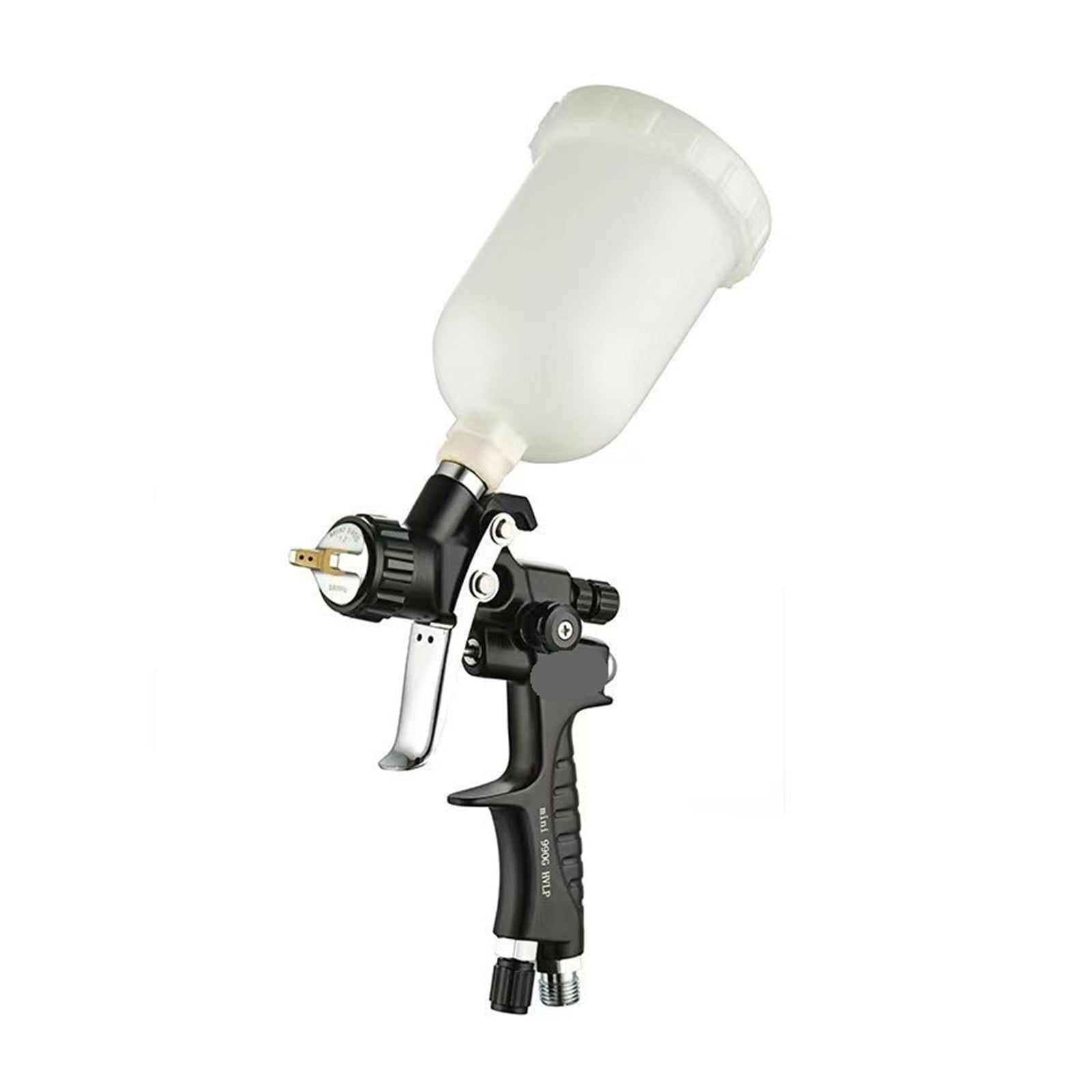 Paint Spray Gun Gravity Spray Gun 1.3mm with 600CC Paint Mixing Cup No ...