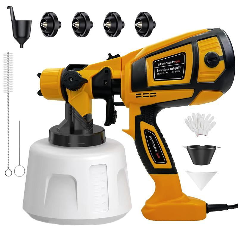 Paint-Sprayer-1000W-HVLP-High-Power-Electric-Spray-Paint-Gun 1400ml ...
