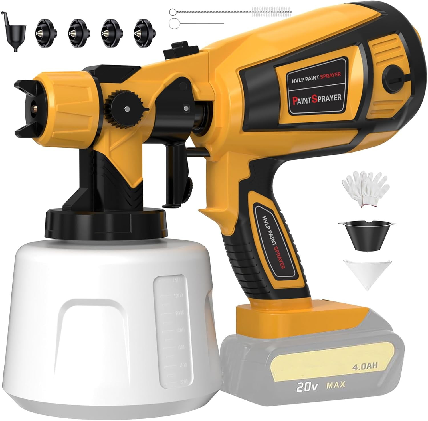 Paint-Sprayer-1000W-High-Power-Electric-Spray-Paint-Gun 1400ml High ...