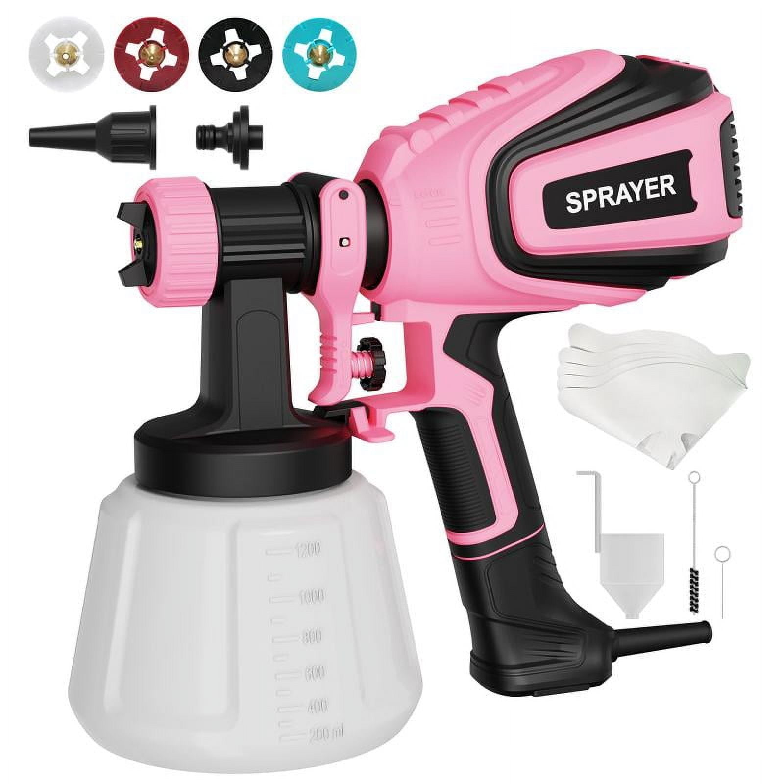Paint Sprayer, 700W HVLP Paint Sprayer with Cleaning & Blowing Joints ...