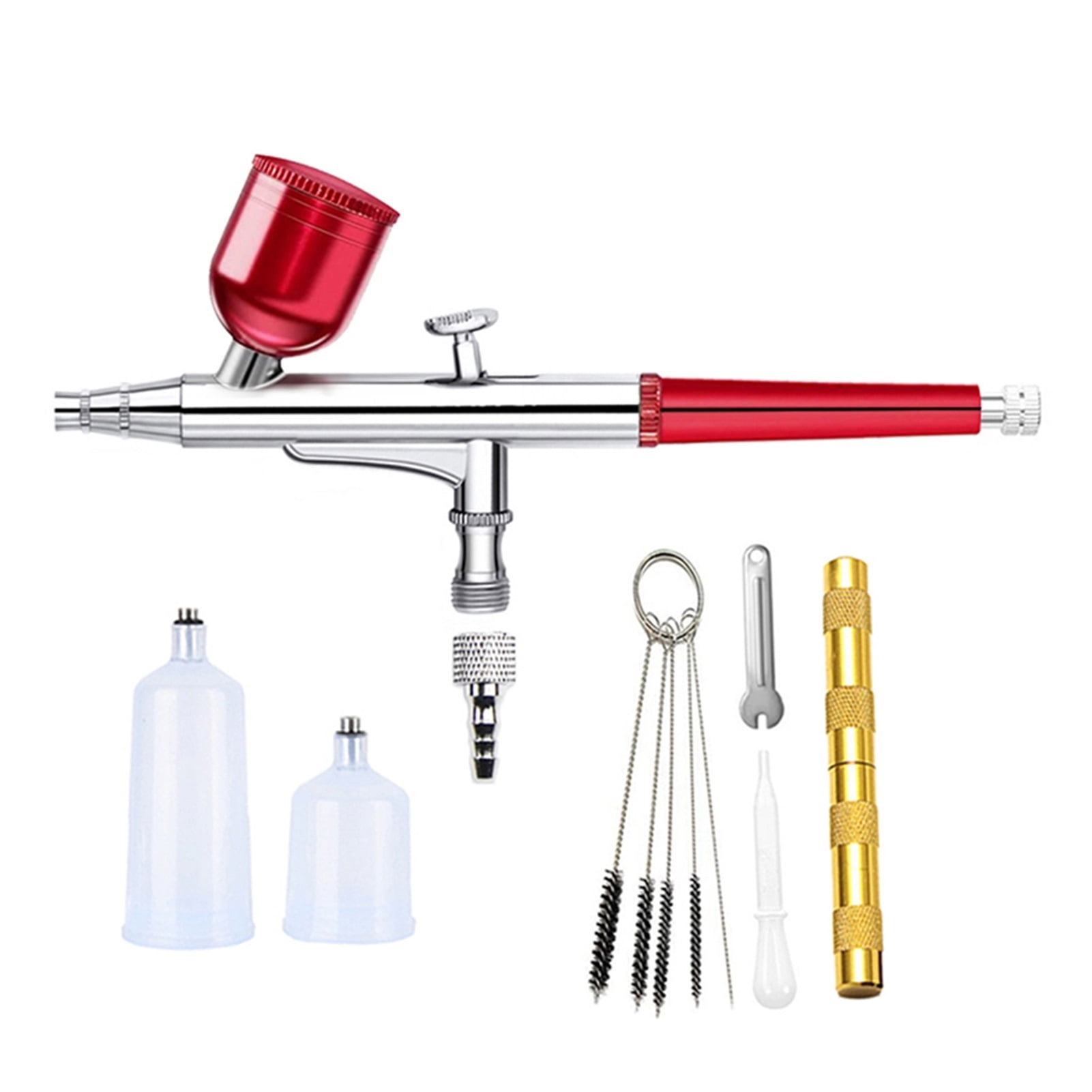 Paint Sprayer Gravity Feed Trigger Type Dual Single Action Cup ...