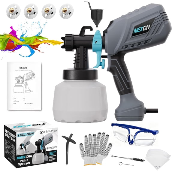 Paint Sprayer for House Painting – High-Speed Electric Paint Spray Gun ...