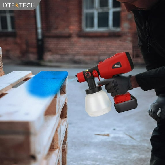 Paint Sprayer for Milwaukee 18V Battery, HVLP Spray Paint Gun with ...