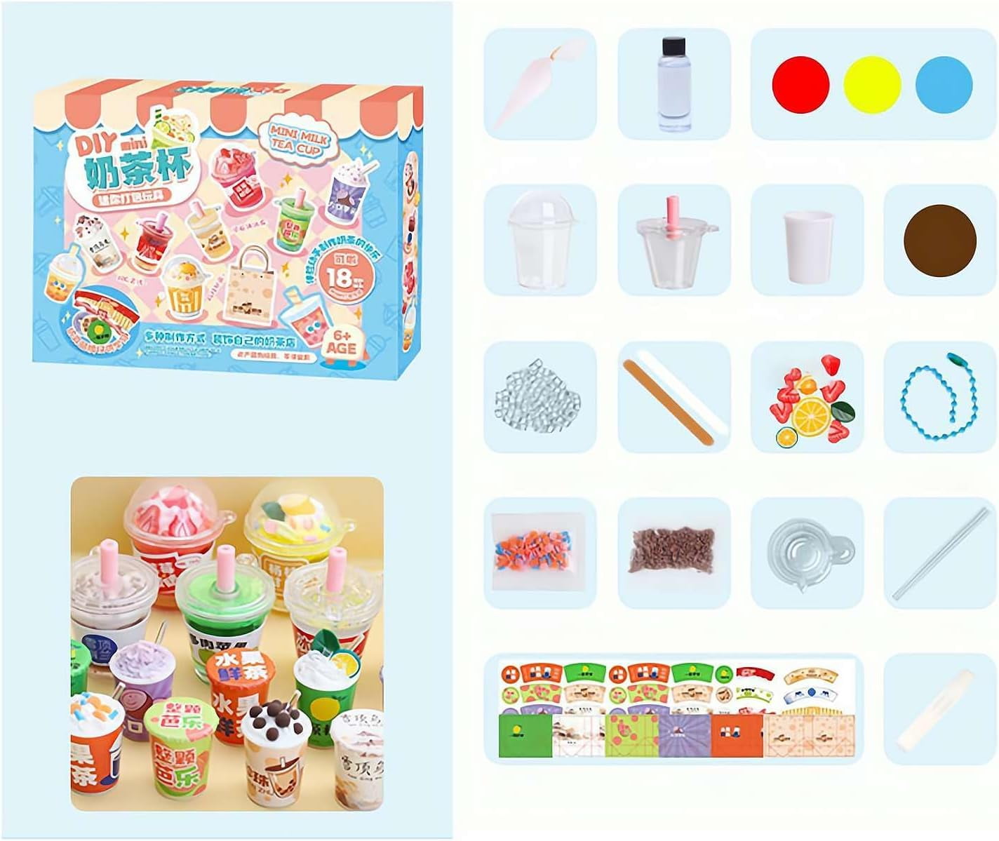 Paint Your Own Squishies Kit, Soft Cream Glue Rubber Taba Squishies Kit ...