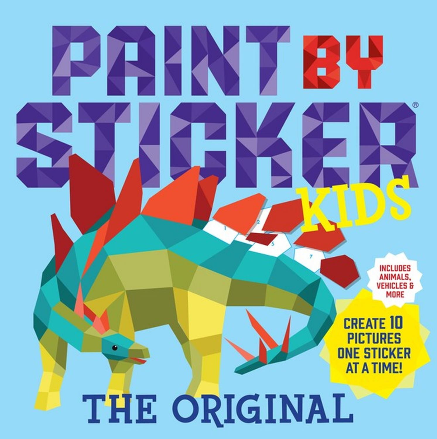 Workman, Paint by Sticker Kids, Original, Creates 10 Sticker Paintings ...