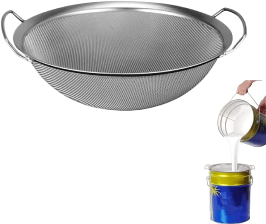 Paint Strainer Mesh Stainless Steel Paint Emulsion Honey Funnel Filter ...
