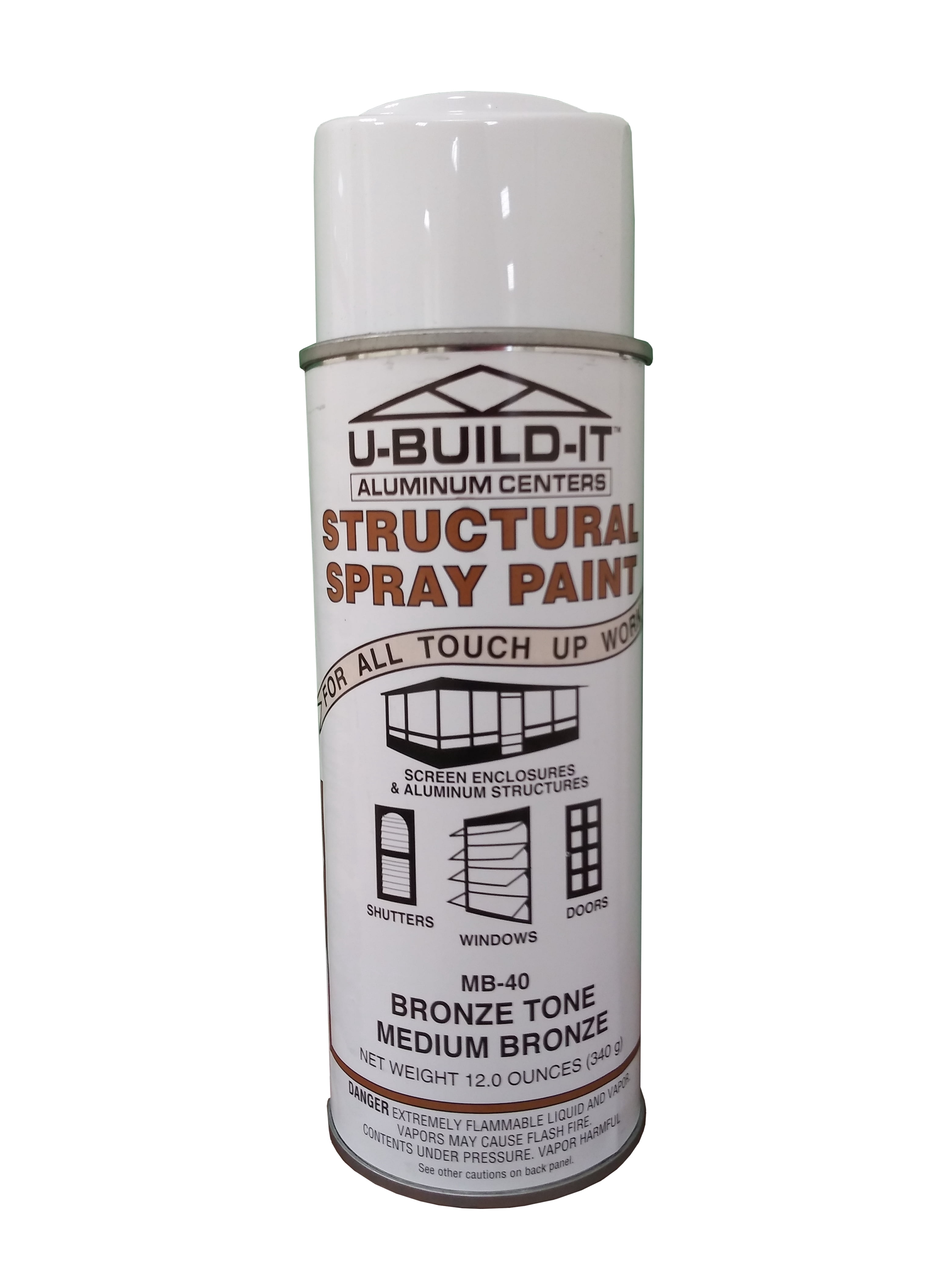 Structural Bronze Spray Paint - MB-40 Medium Bronze, 12 Oz. Can ...