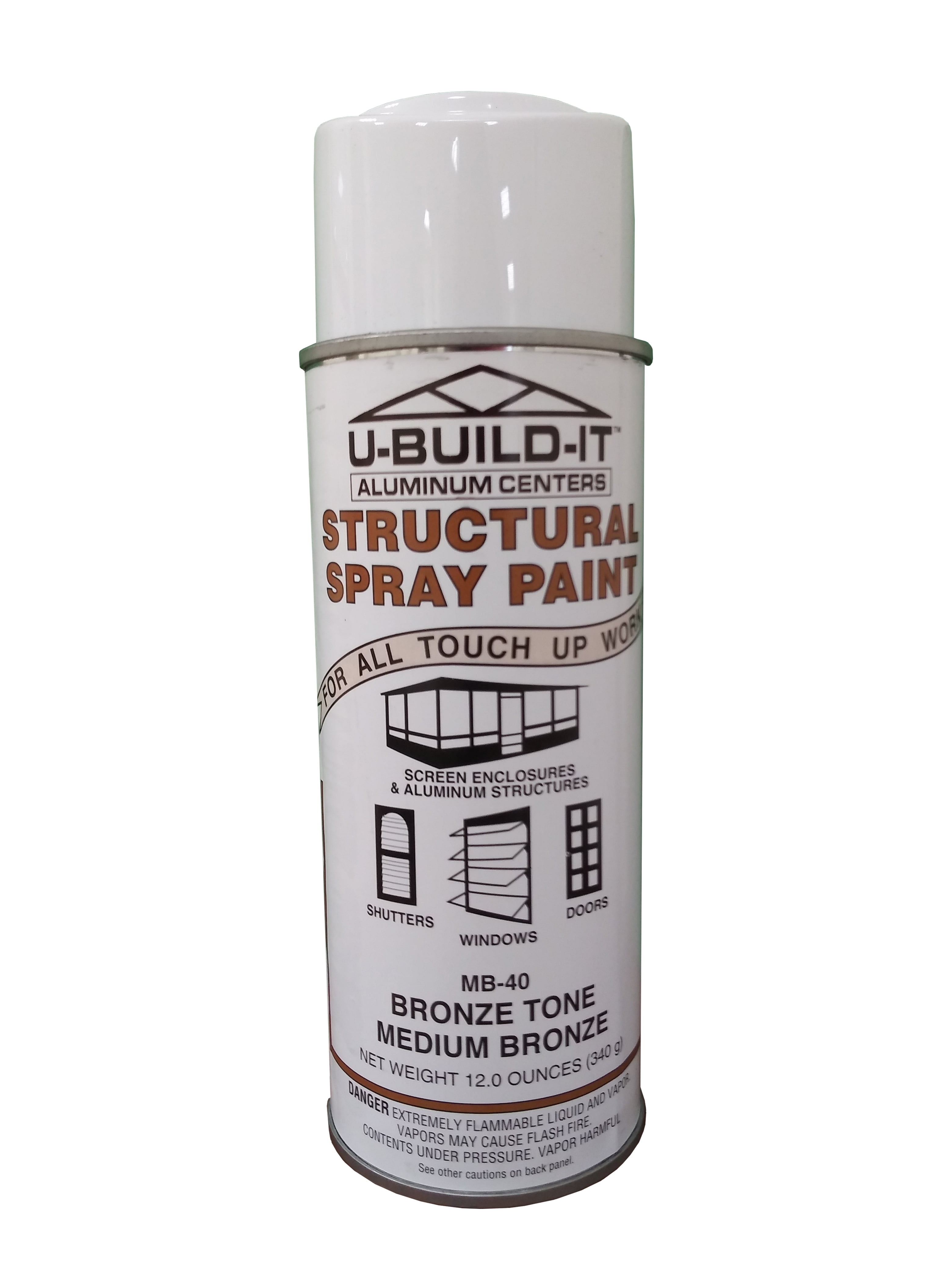 Structural Bronze Spray Paint - MB-40 Medium Bronze, 12 Oz. Can ...