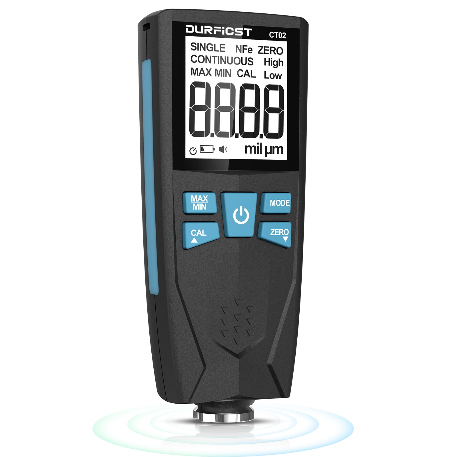 Paint Thickness Gauge, DURFICST Coating Thickness Gauge for Cars, High ...
