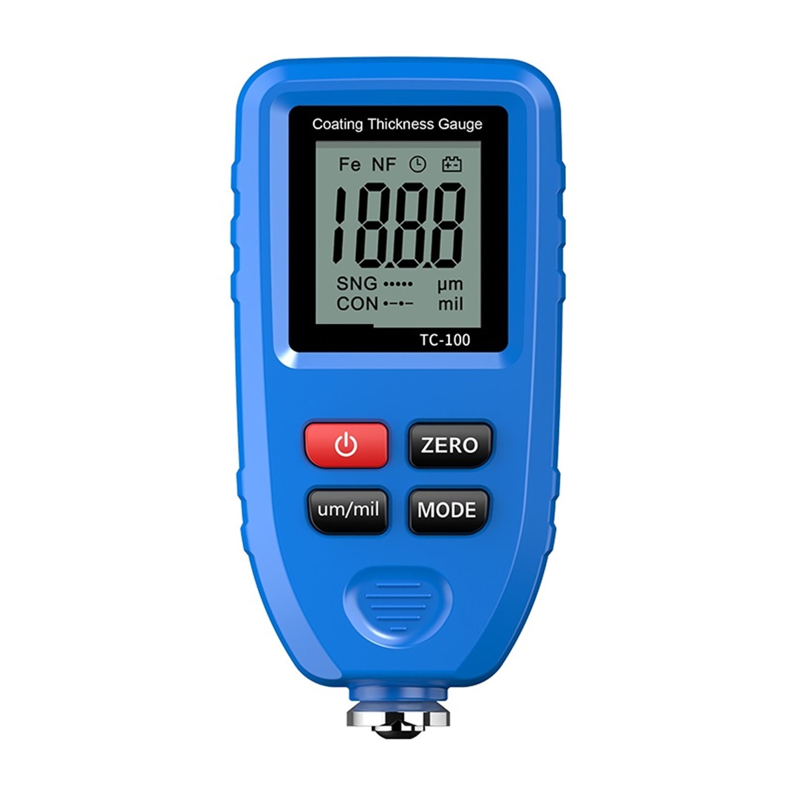 Paint Thickness Gauge, TC100 White Car Paint Coating Thickness Gauge ...