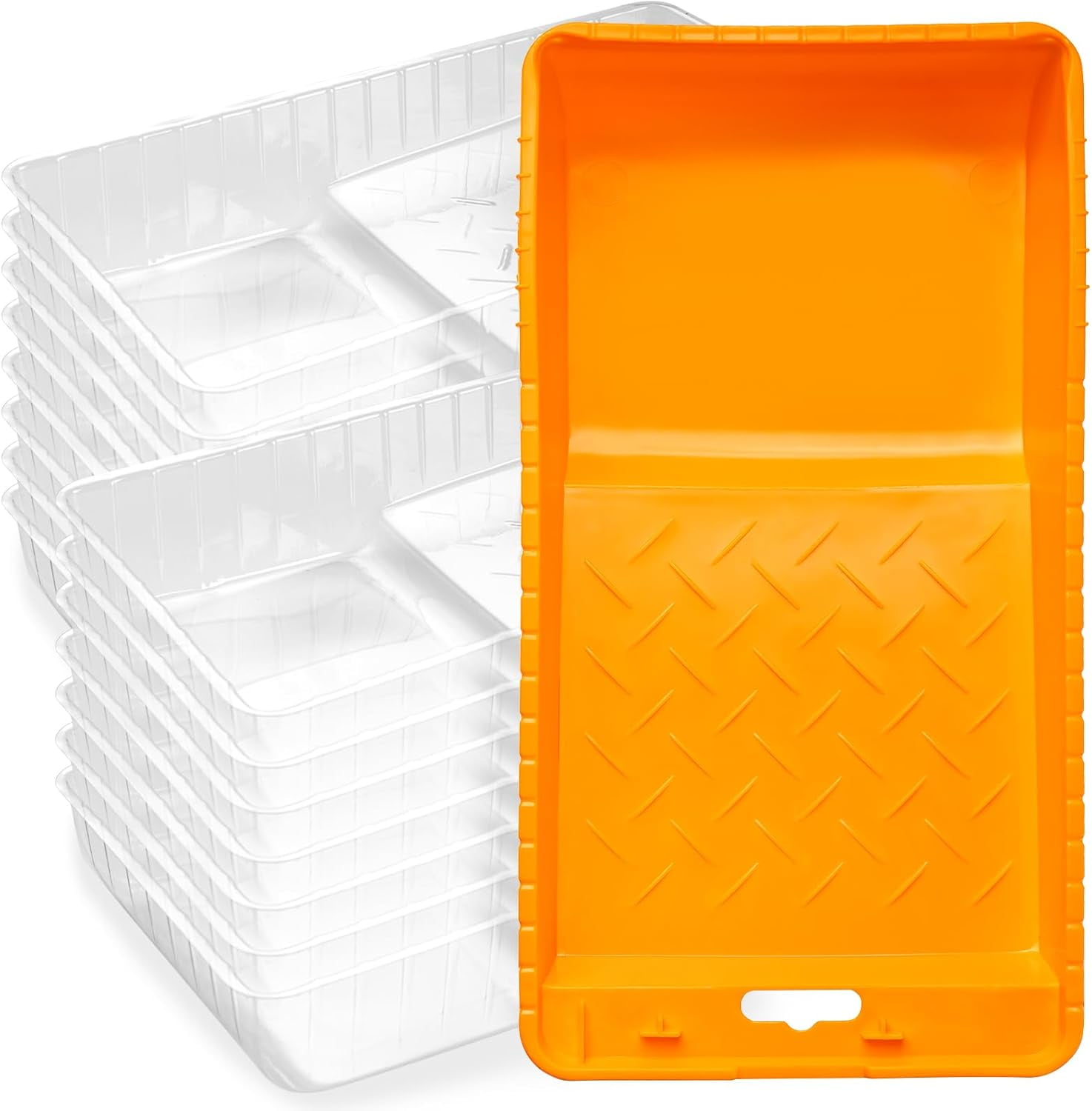 Paint Tray Liner, 4 Inch-15 Pieces, Mini Paint Tray with Liners, 4 Inch ...