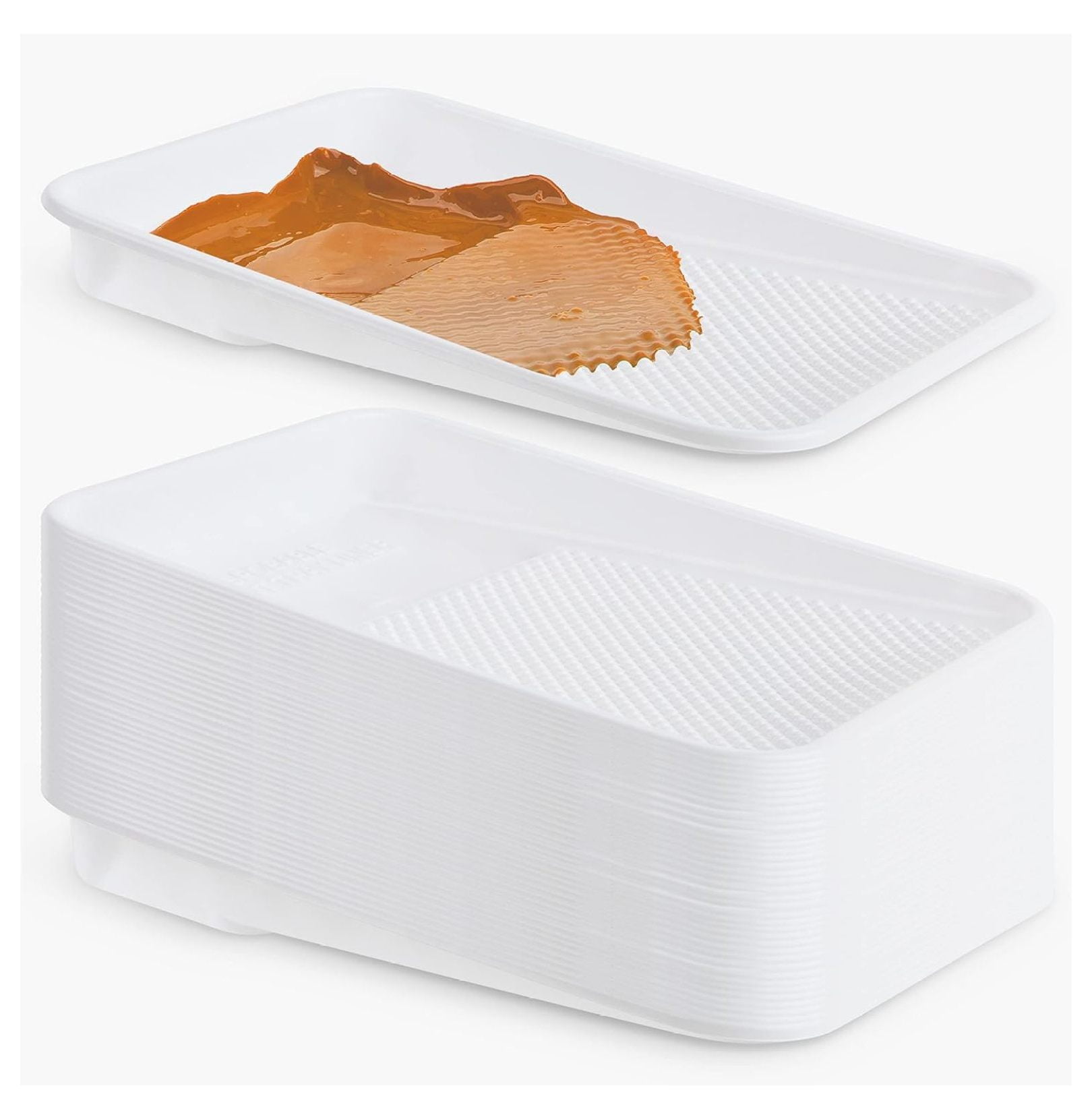 Paint Tray Liners, 1-Qt. Paint Capacity, Overlapping Edges, Fits 9 ...