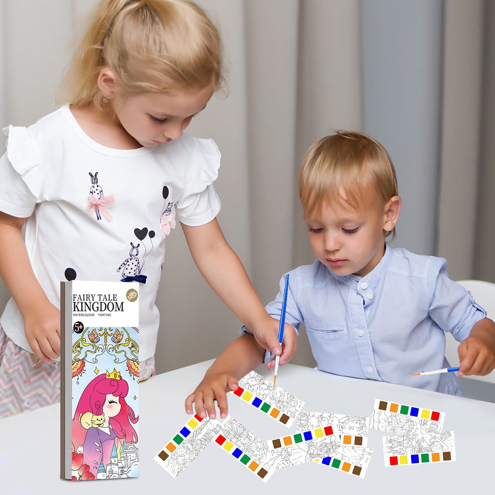 Paint with Water Coloring Books for Kids, Pocket Mess Free Watercolor ...
