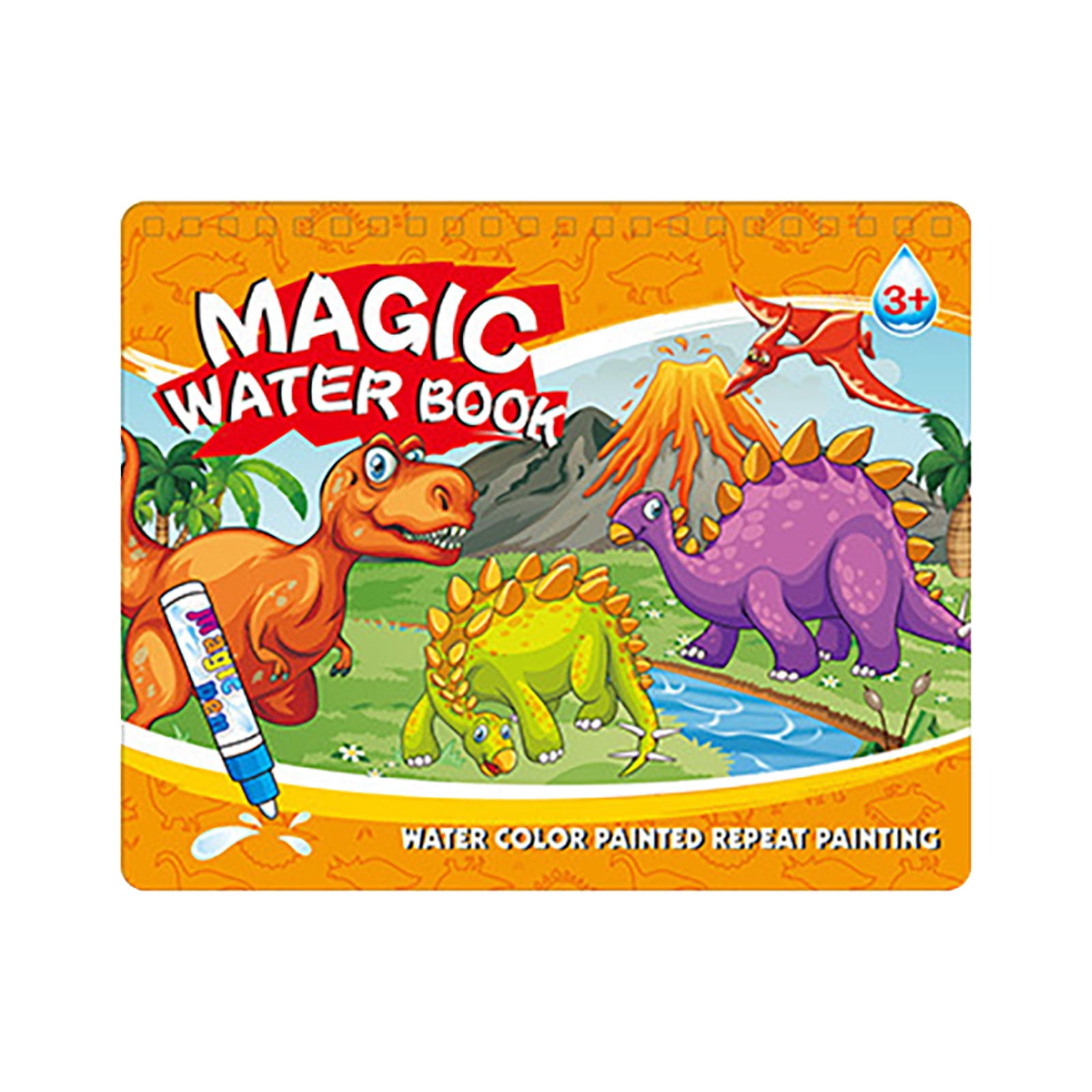 Paint with Water Coloring Books for Toddlers, A to Z 26 Pages Animal ...